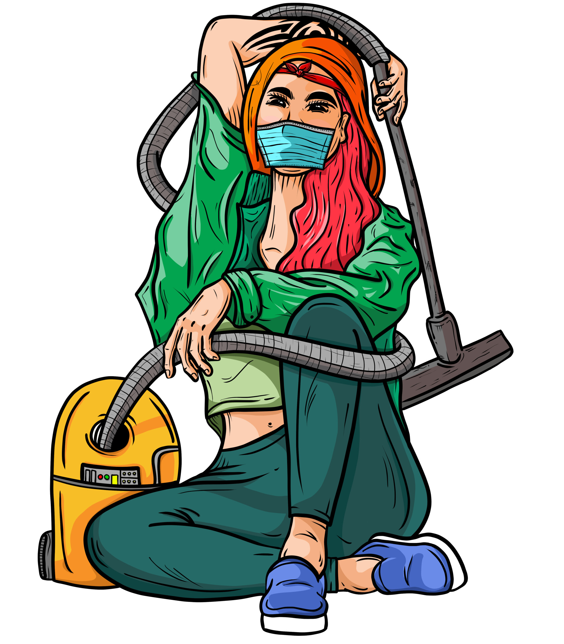 ArtStation - "Am I fit to clean?"