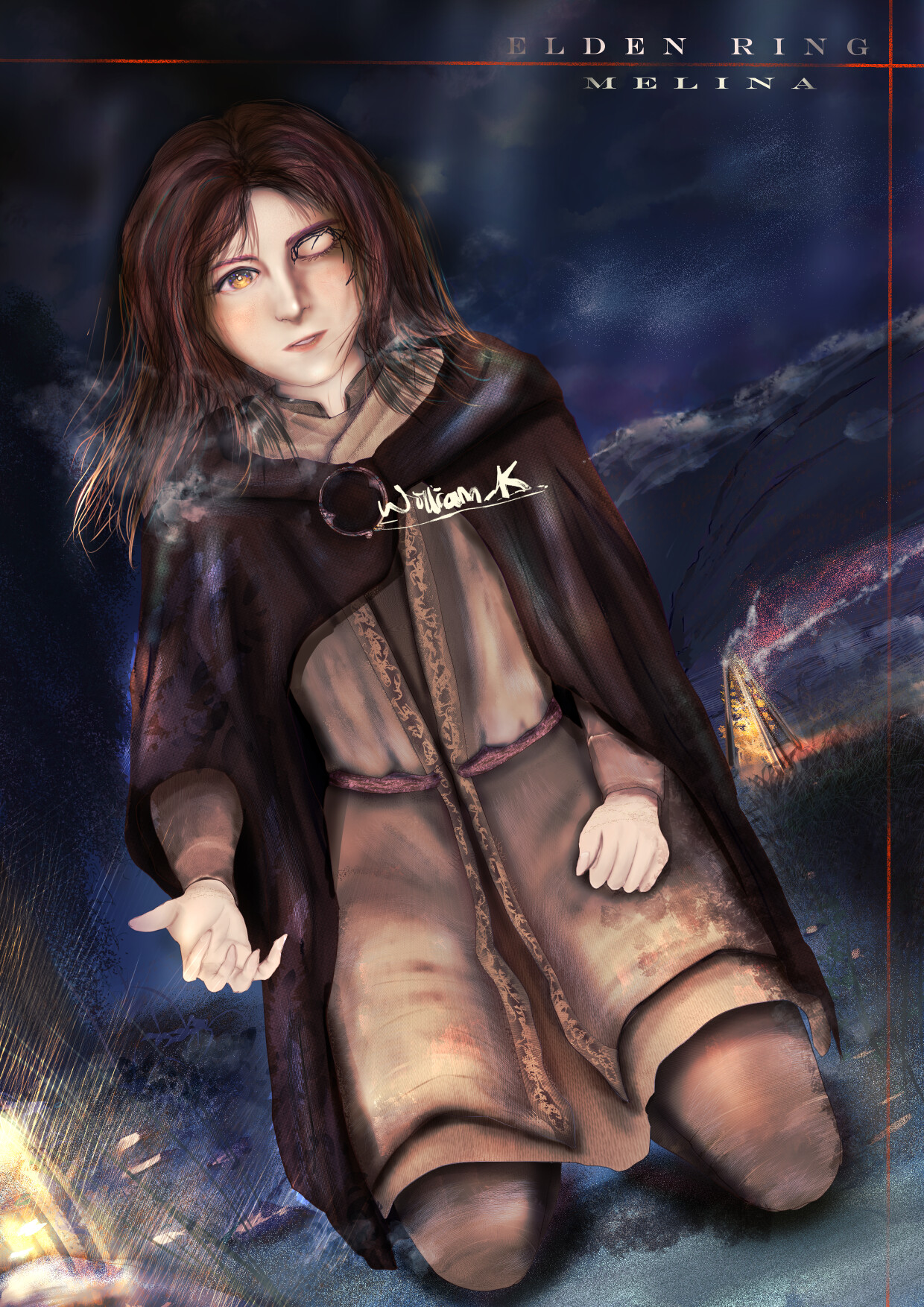 ArtStation - "I offer you an accord" - elden ring - melina