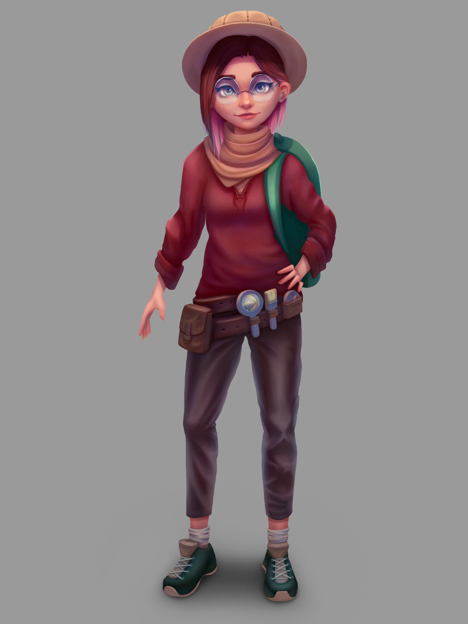 ArtStation - Archaeologist girl