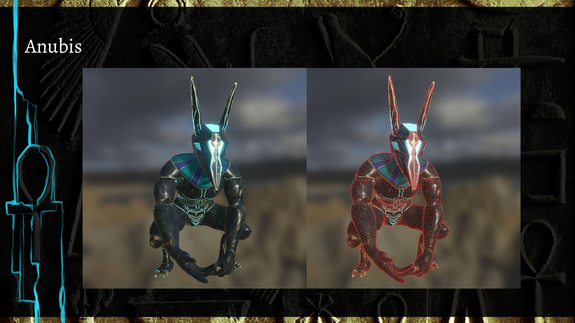 Kevin Walter - Anubis Statue and Sci-Fi Egyptian Temple BA6 Project