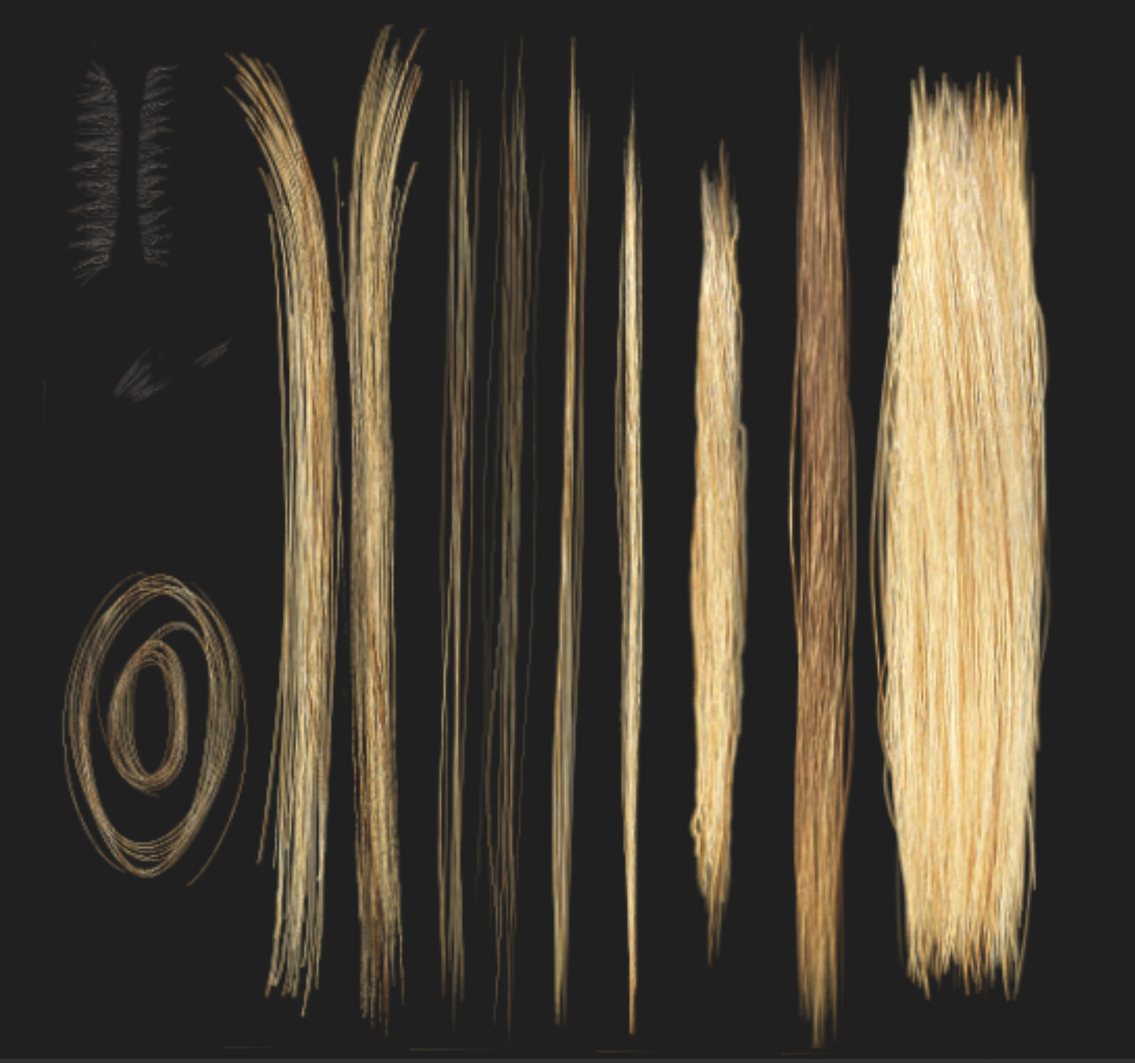 ArtStation - Hair Card Graph