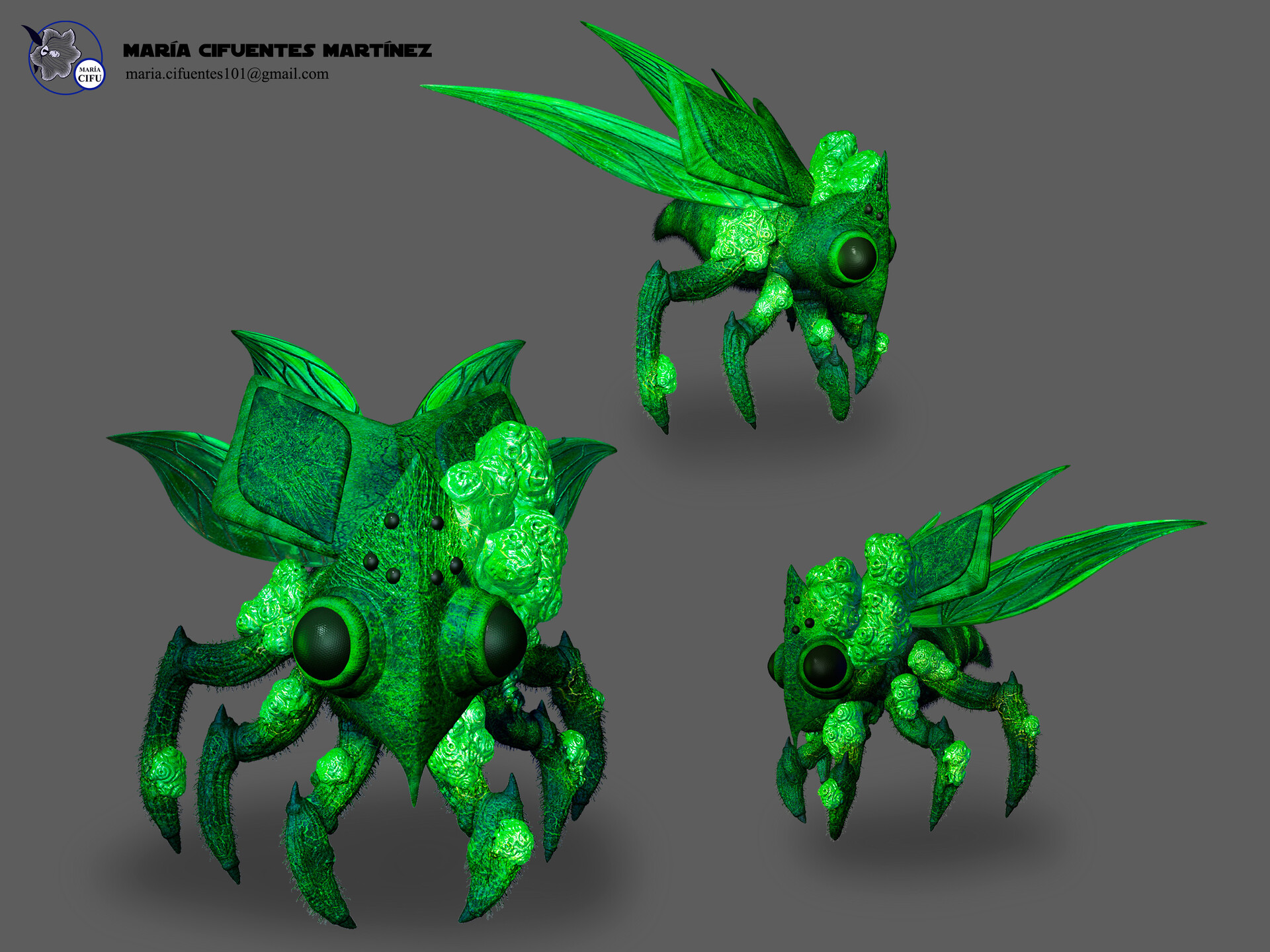 ArtStation - The Bug 3D Model