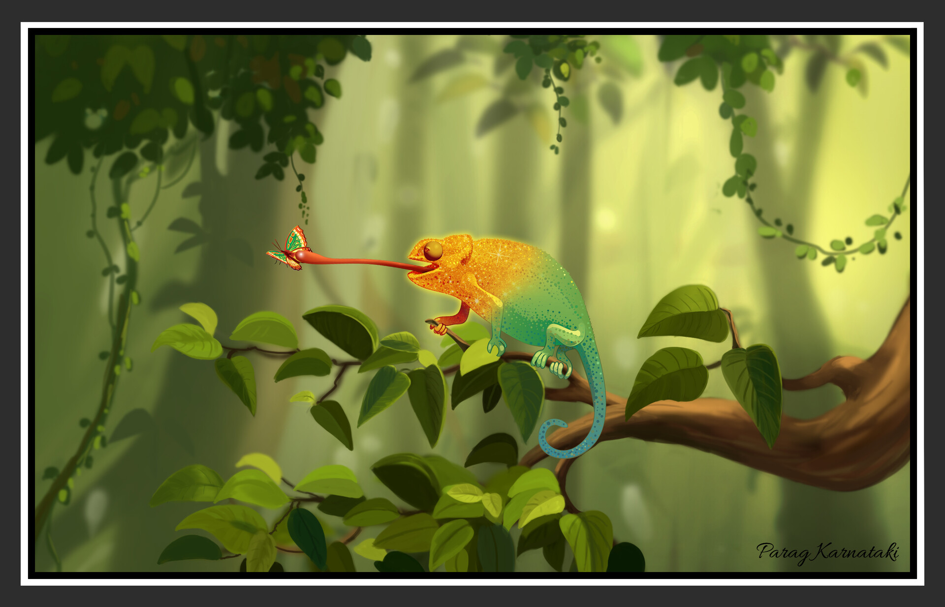 ArtStation - GIRGIT CHAMELEON