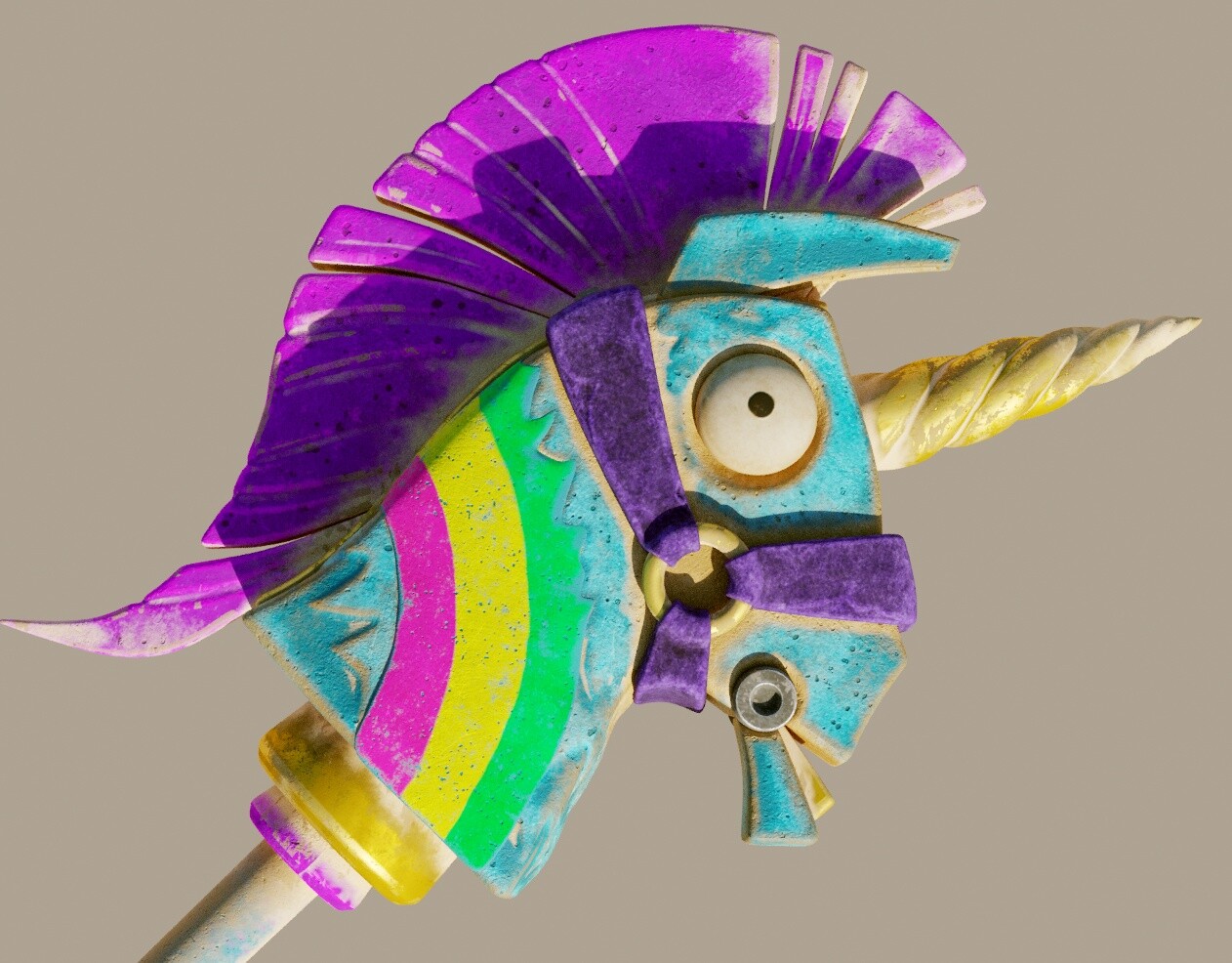 how to draw fortnite pickaxe rainbow smash