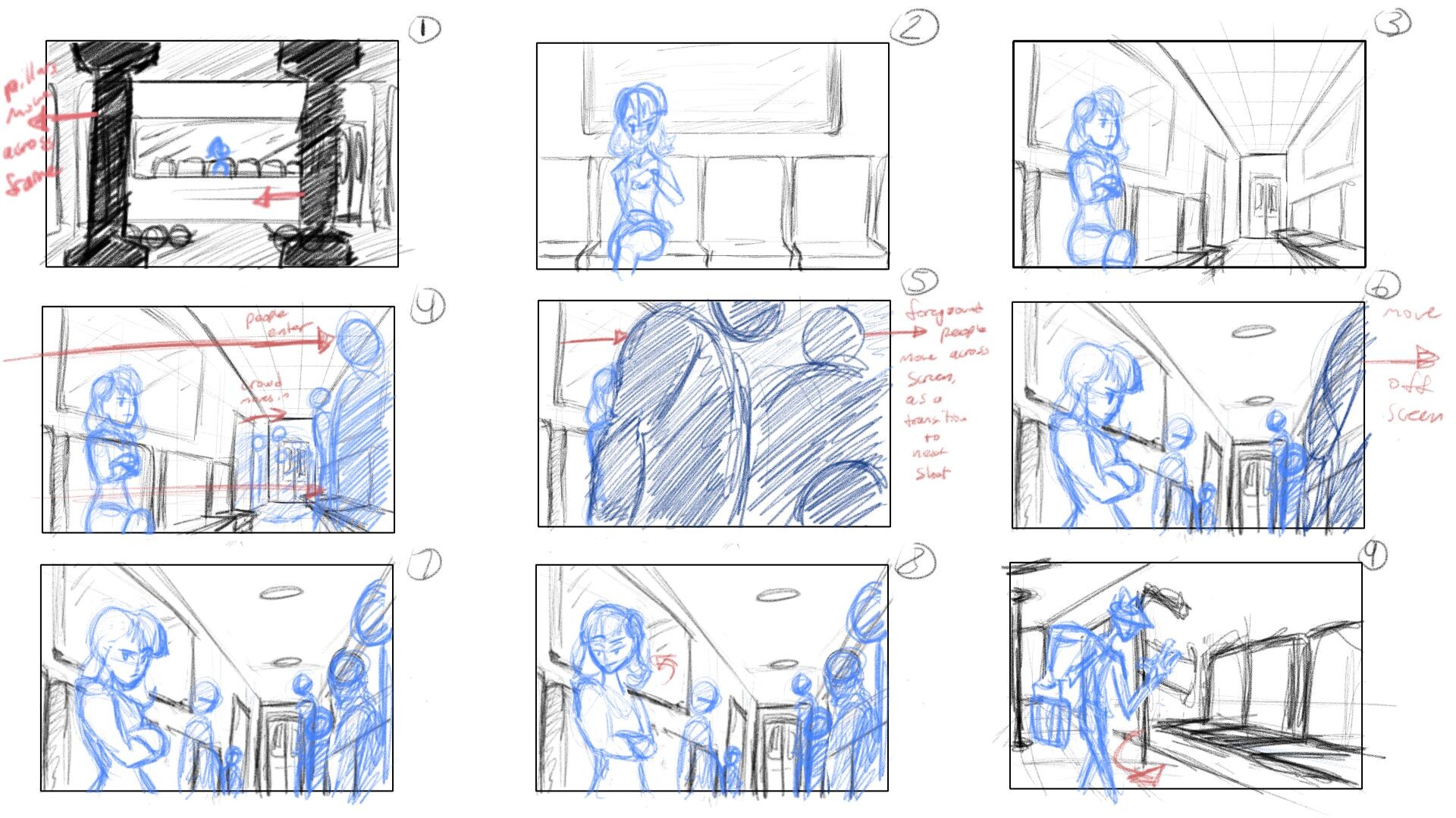 ArtStation - Storyboard Practice - Personal Sequence