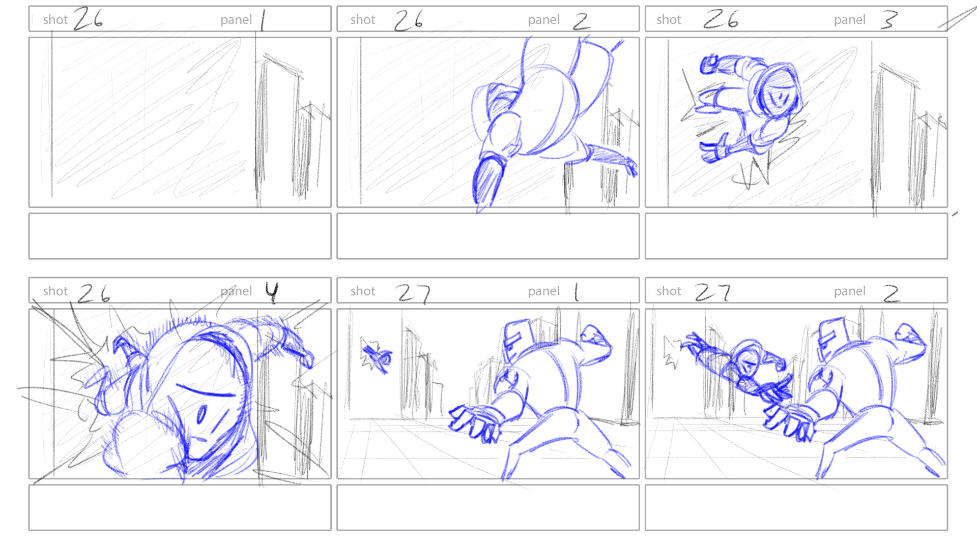 Fabian Sanchez - Action Sequence Storyboard