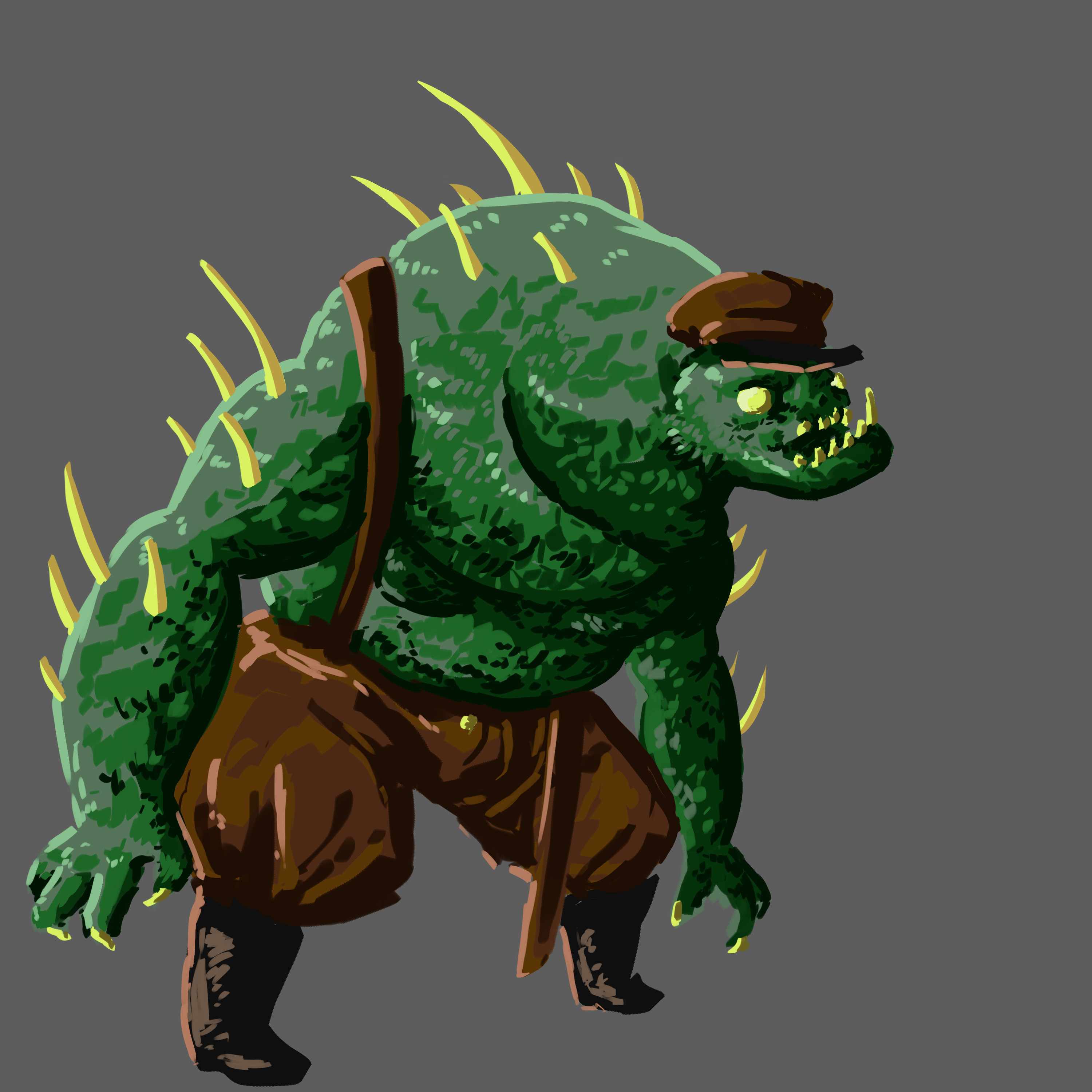 Gabrielle Benninghoff - Stylized Innsmouth Fishman