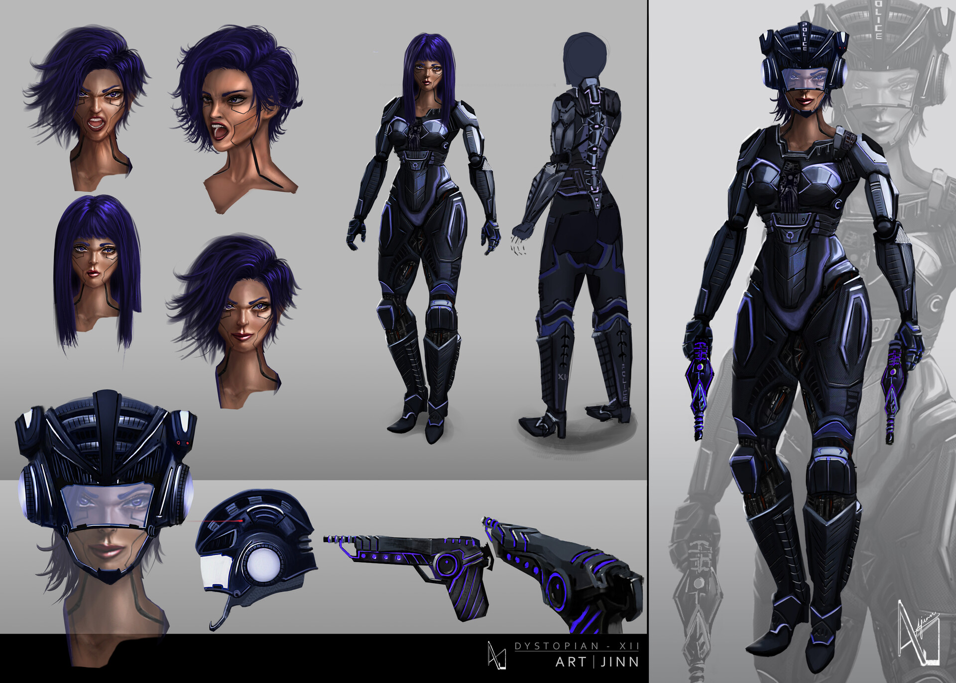 ART JINN - Dystopian Defender X II