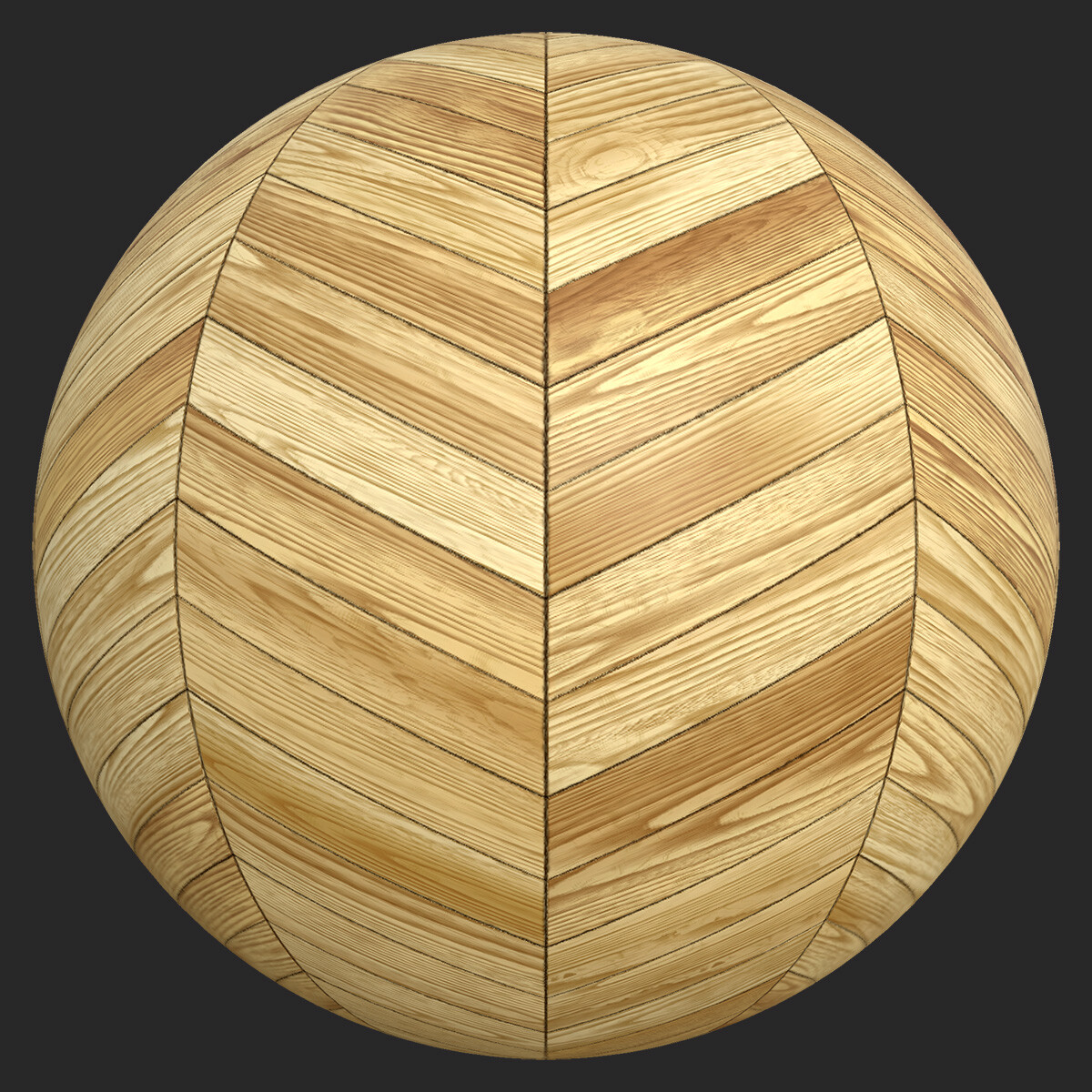TextureCan - Chevron Maple Wood Flooring (FREE PBR Texture)