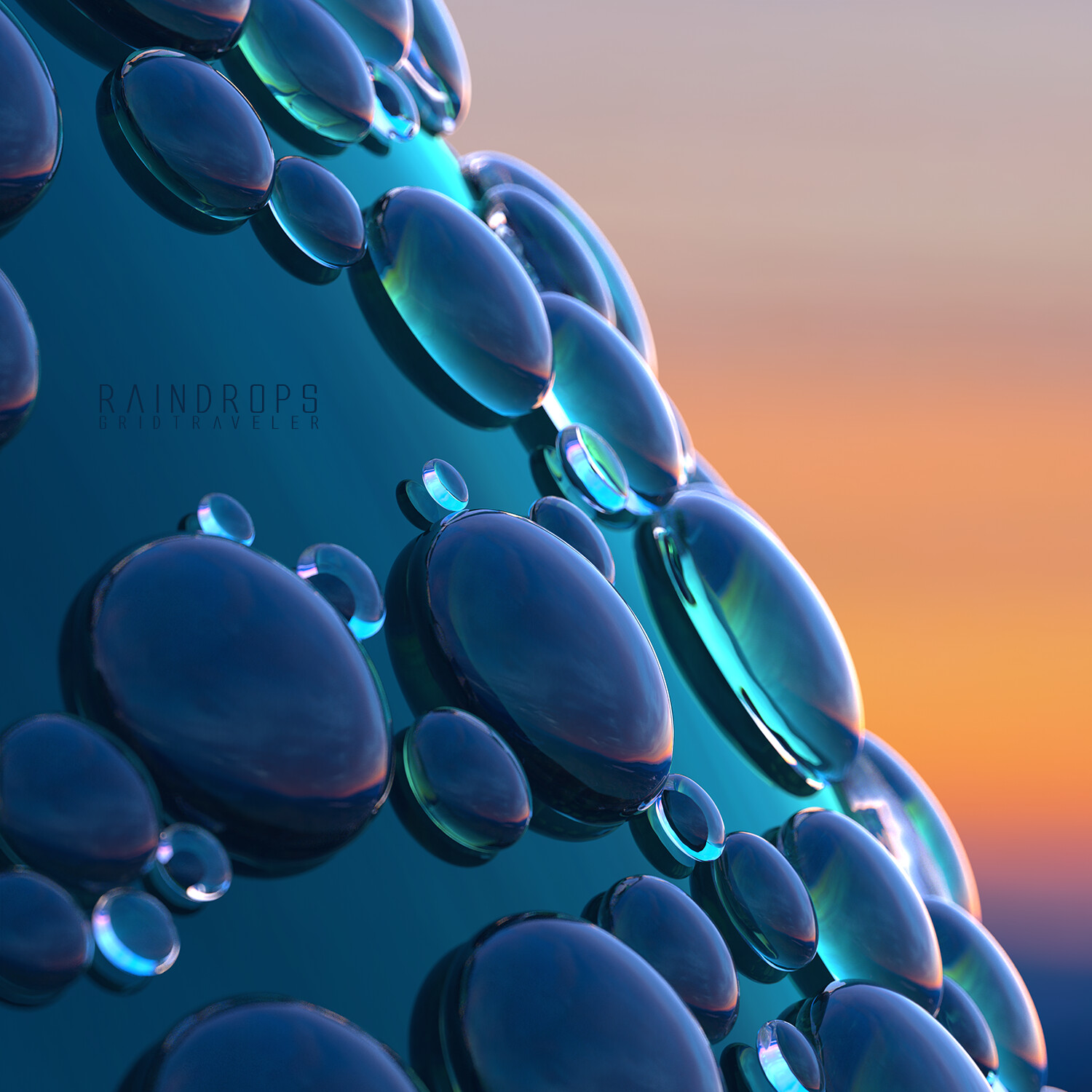 ArtStation - Raindrops