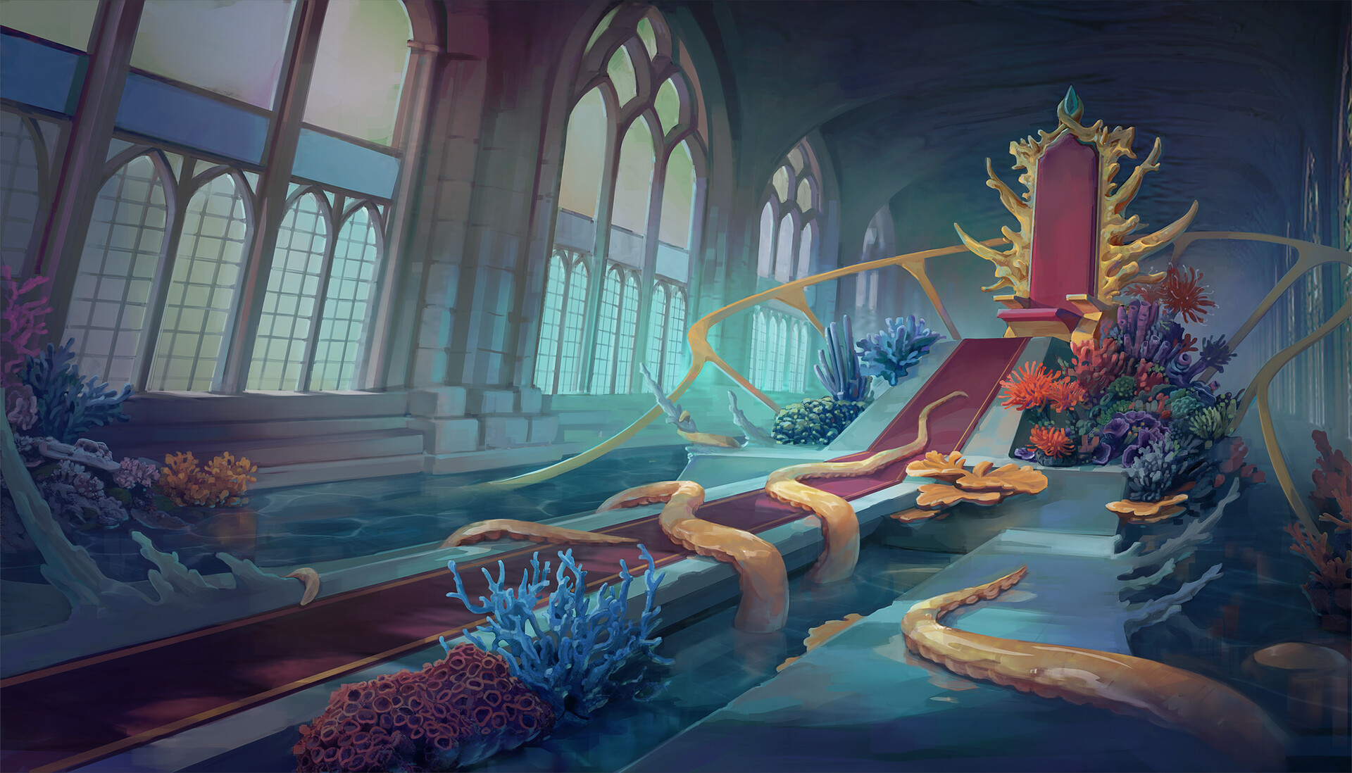 ArtStation - Throne room