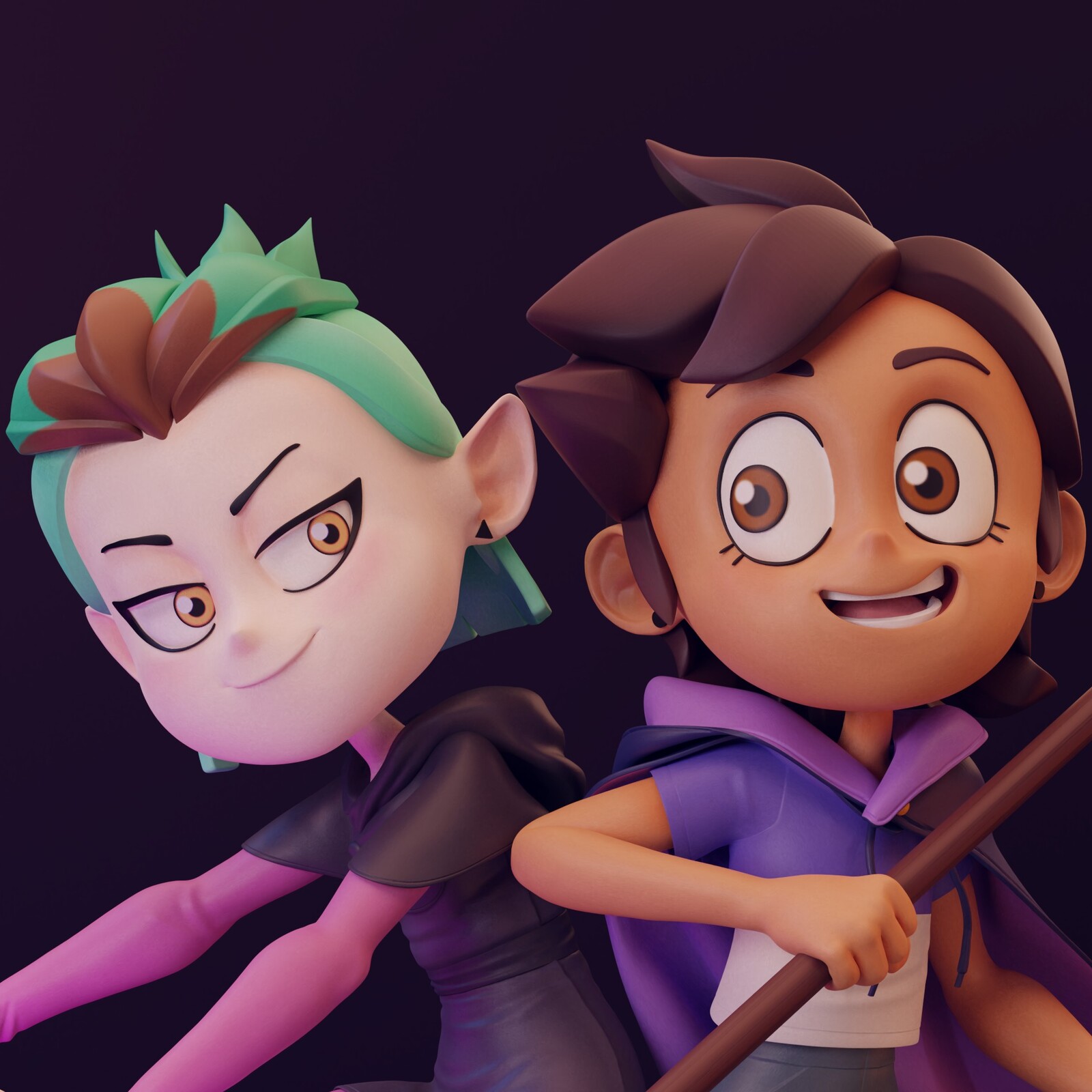Annanda Teodoro - The Owl House - Amity and Luz