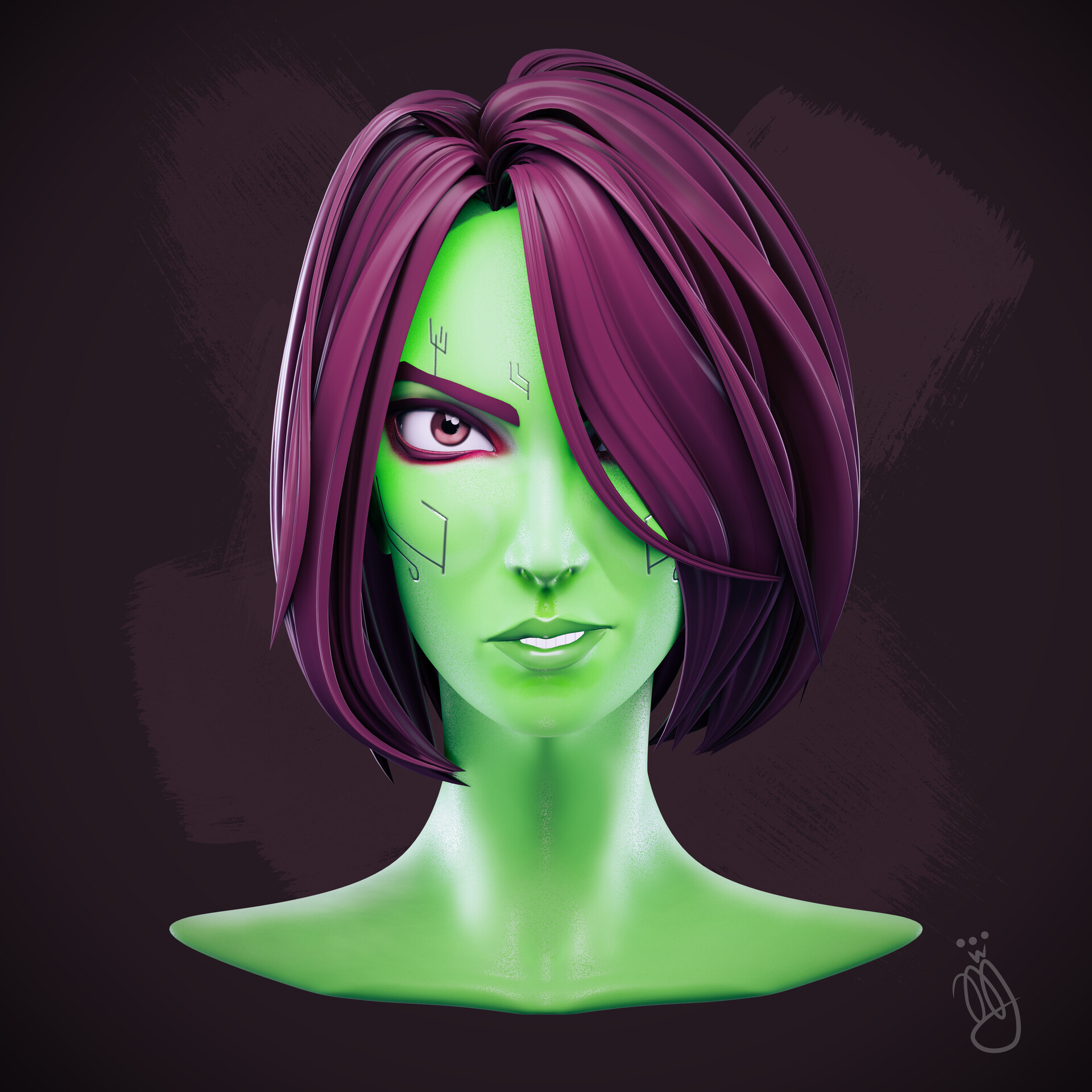 ArtStation - Stylized Gamora