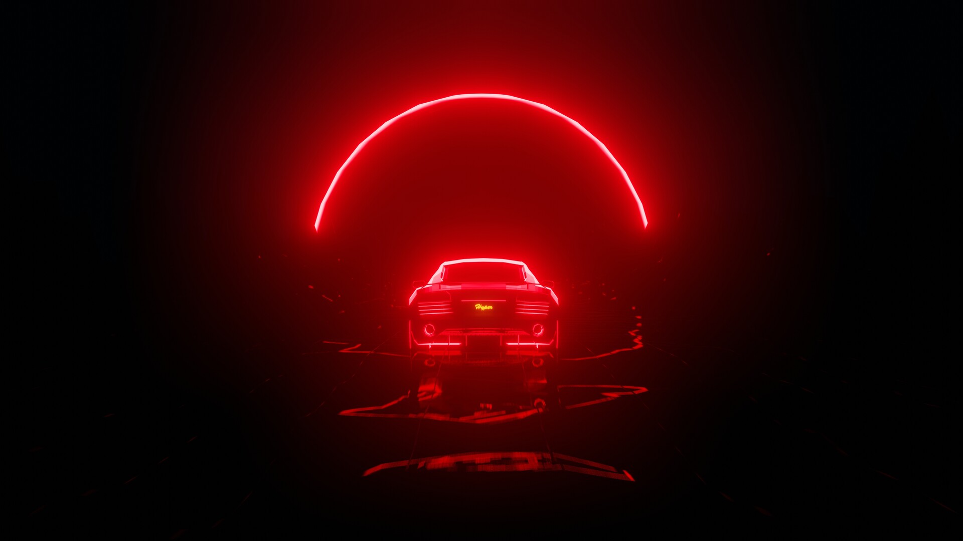 ArtStation - STARFARE - Synthwave Album Cover Render