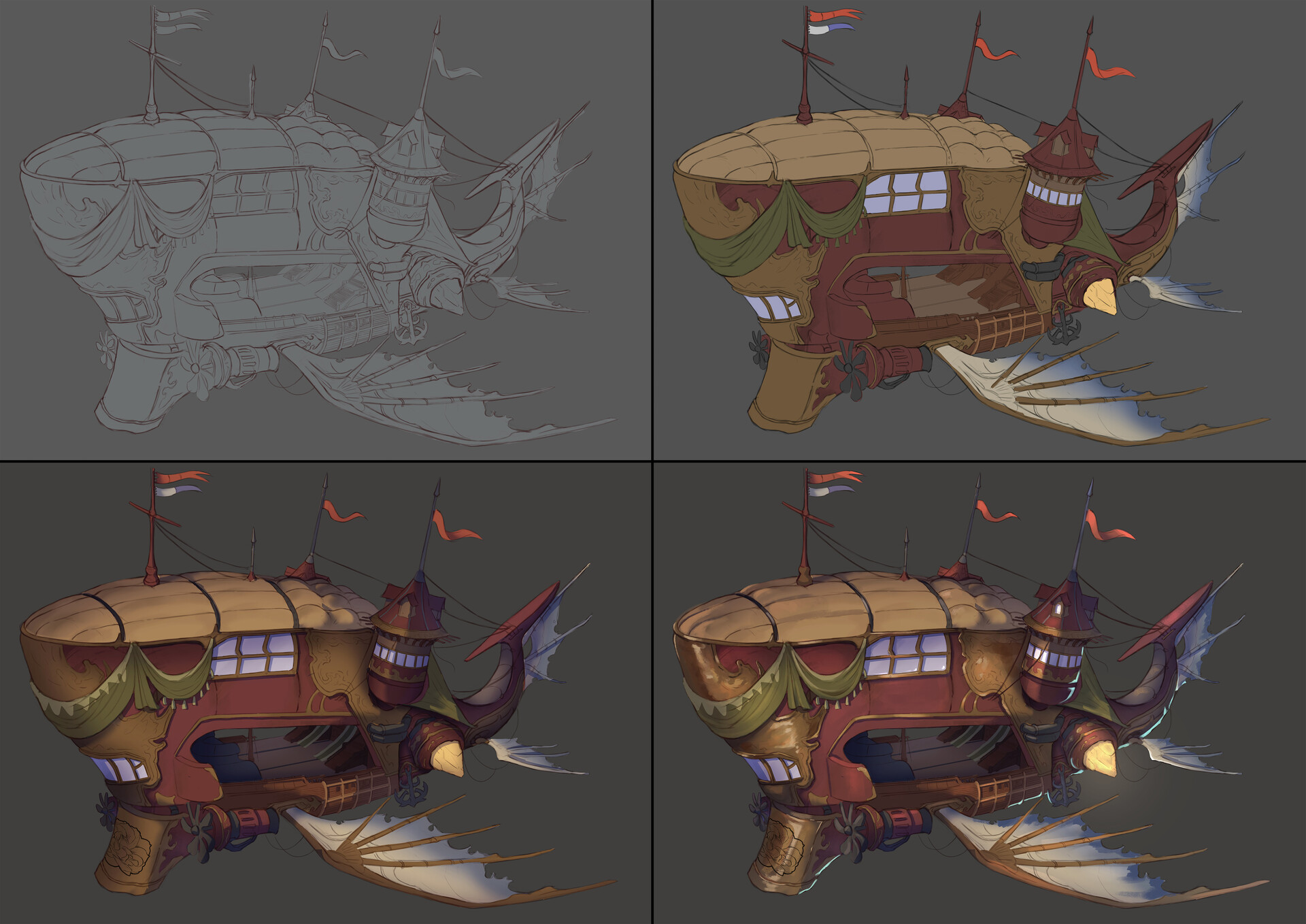 Final Fantasy 9 Airship