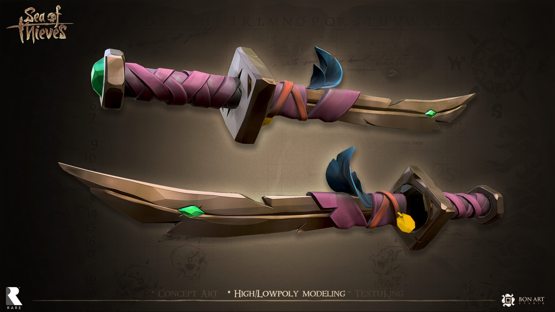 Nikola Enchev - Sea of Thieves - Relic of Darkness Weapons