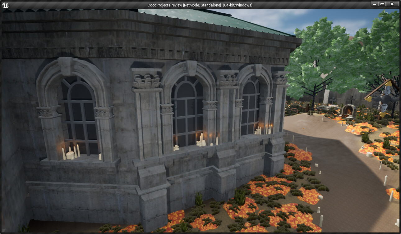 Benjamin Hood - Coco Cemetery Environment Scene