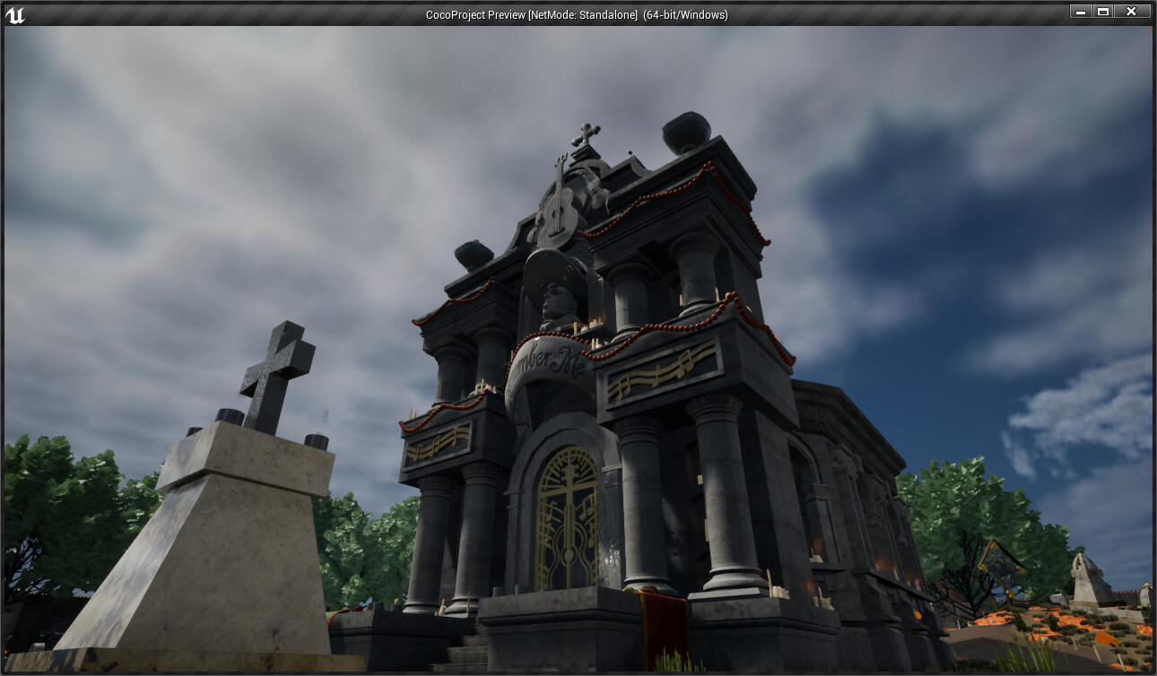 Benjamin Hood - Coco Cemetery Environment Scene