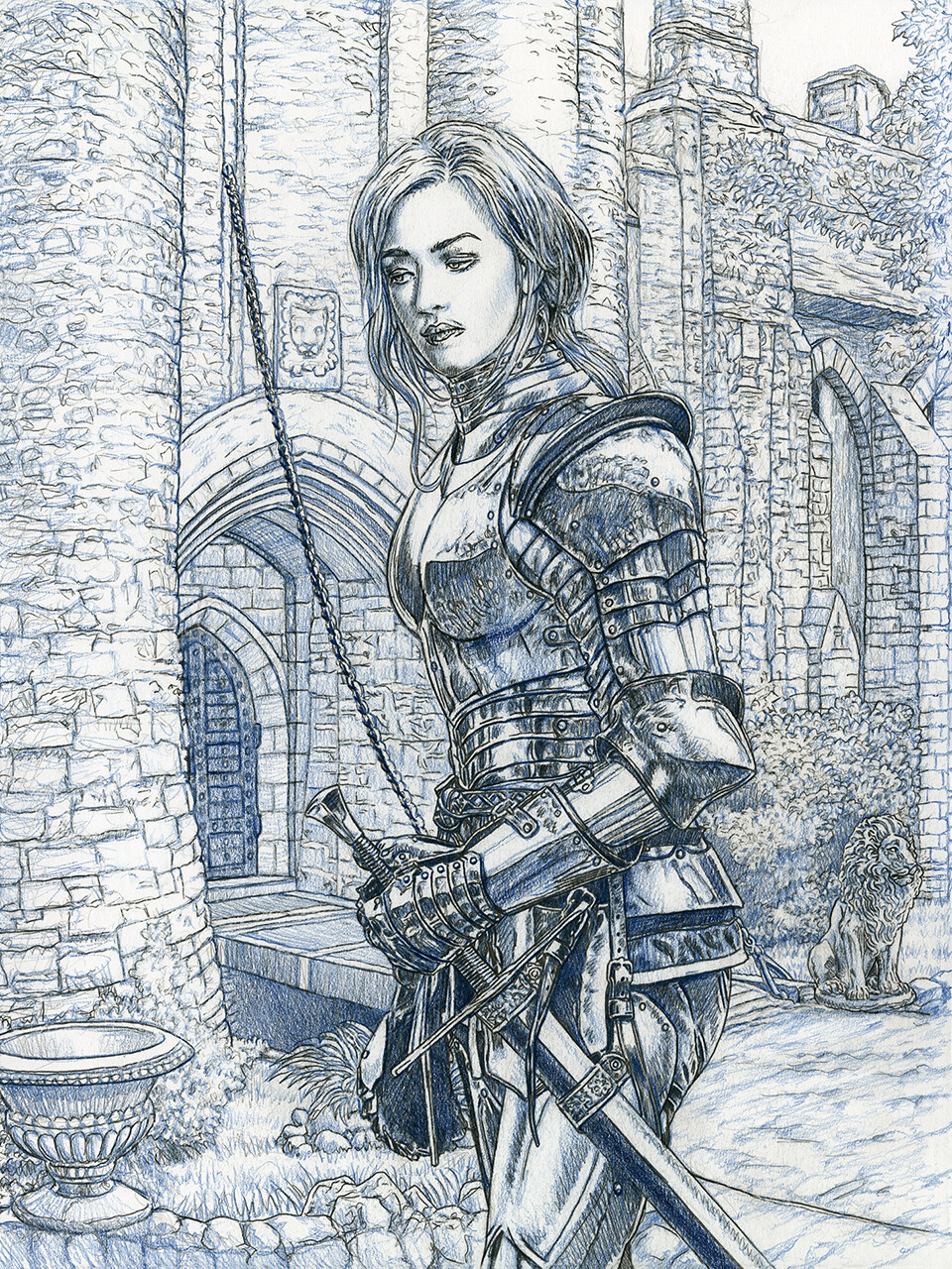 Brian C Hailes - Sword Maiden