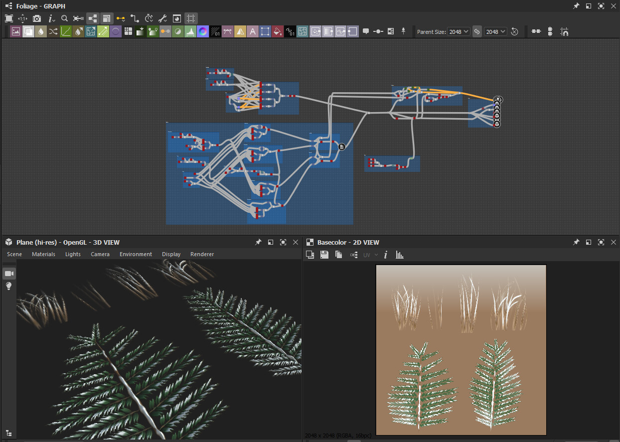 Fredrik Marcus - Environment Art - Campfire in the Winter Forest