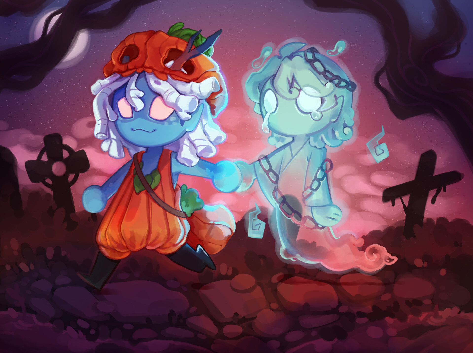 ArtStation - DND Halloween Illustration
