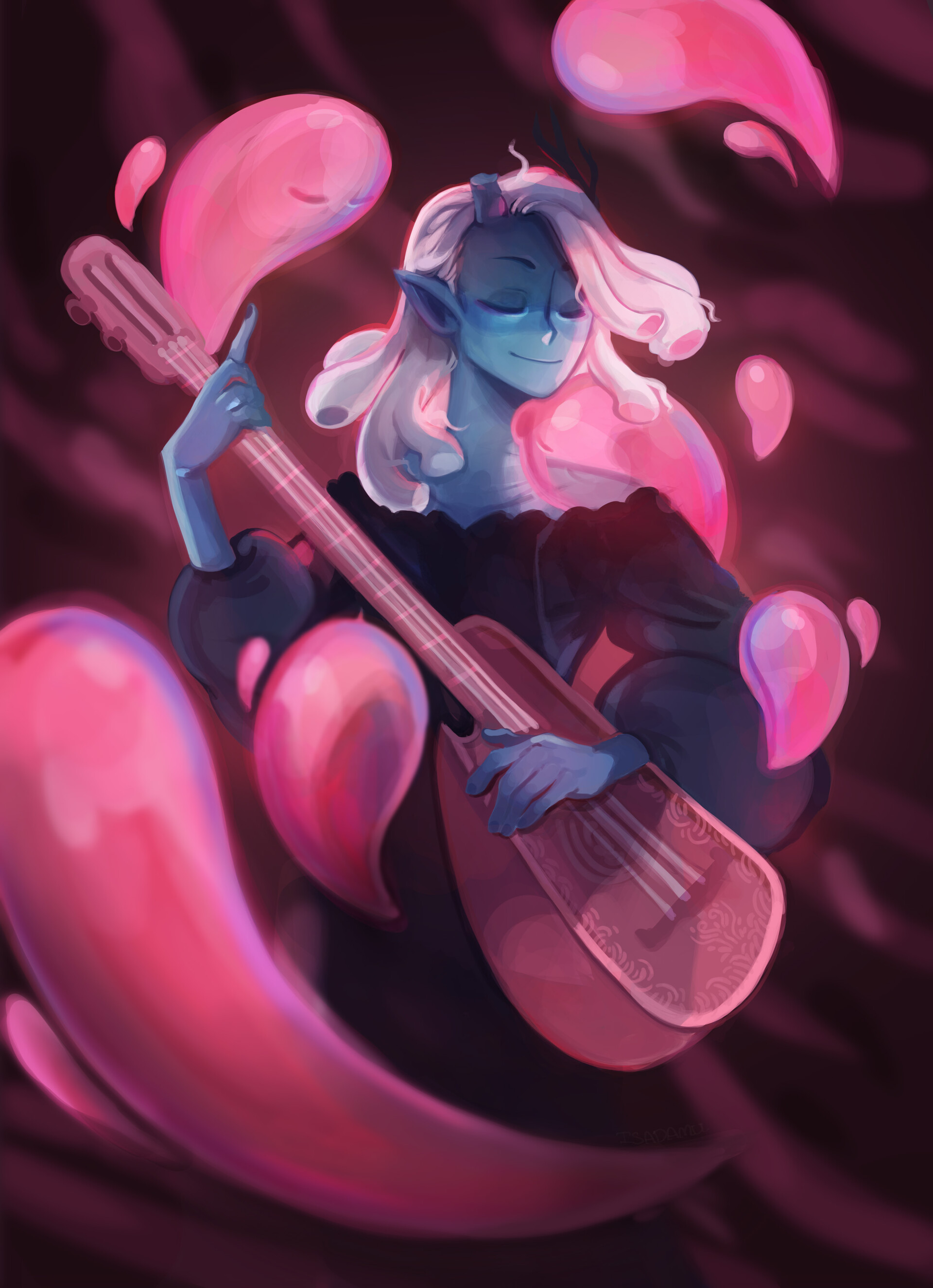 ArtStation - "In the heartbeart of the night" DND Concept Ilustration