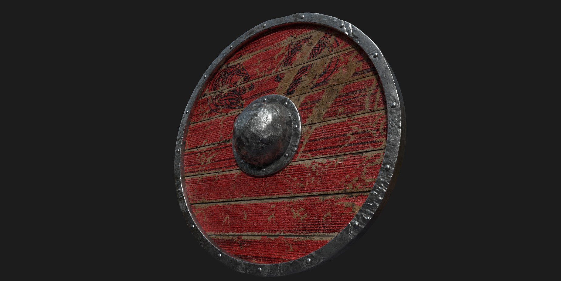 ArtStation - Viking Shield, Game Ready Asset.