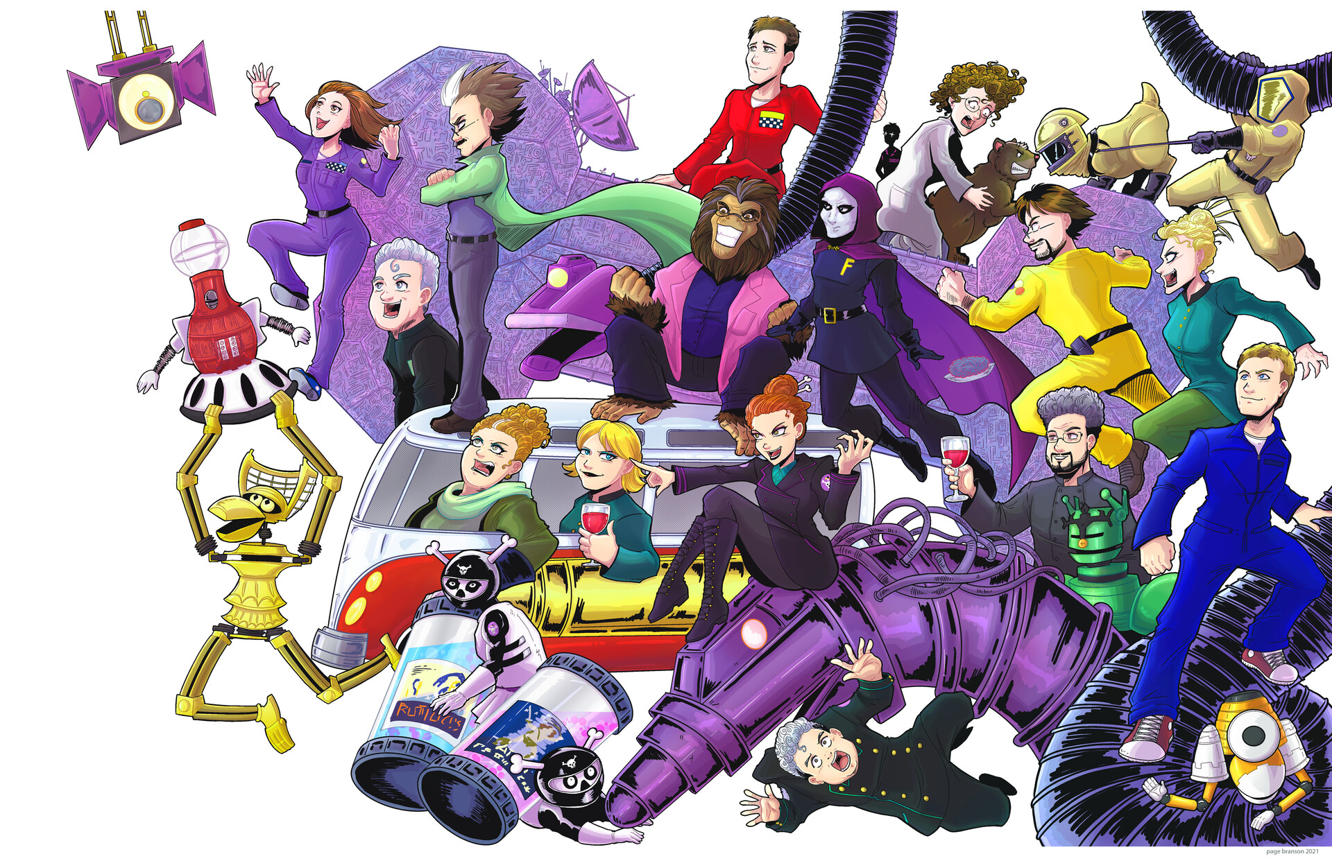 ArtStation - MST3K Cast Fan Art 2022