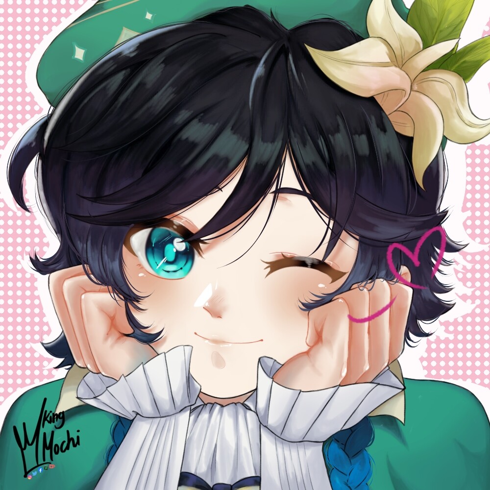 ArtStation - Genshin Impact - Venti Icon