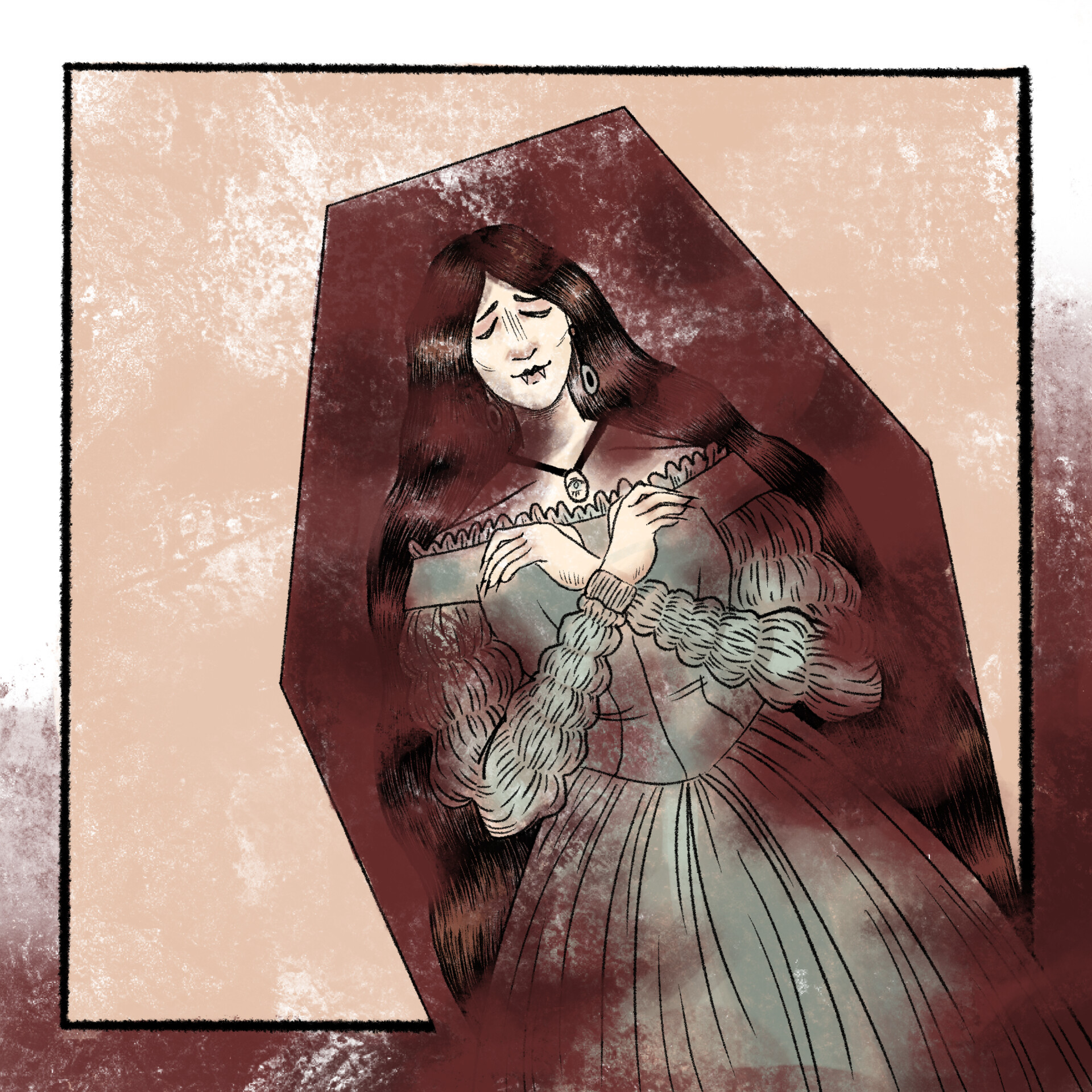 Ren Harris - Carmilla Coaster Set