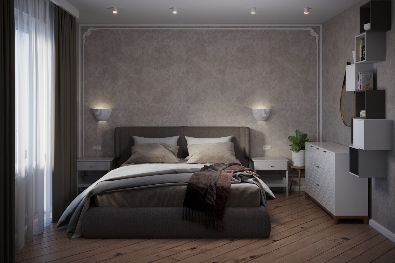 ArtStation - Bedroom visualization