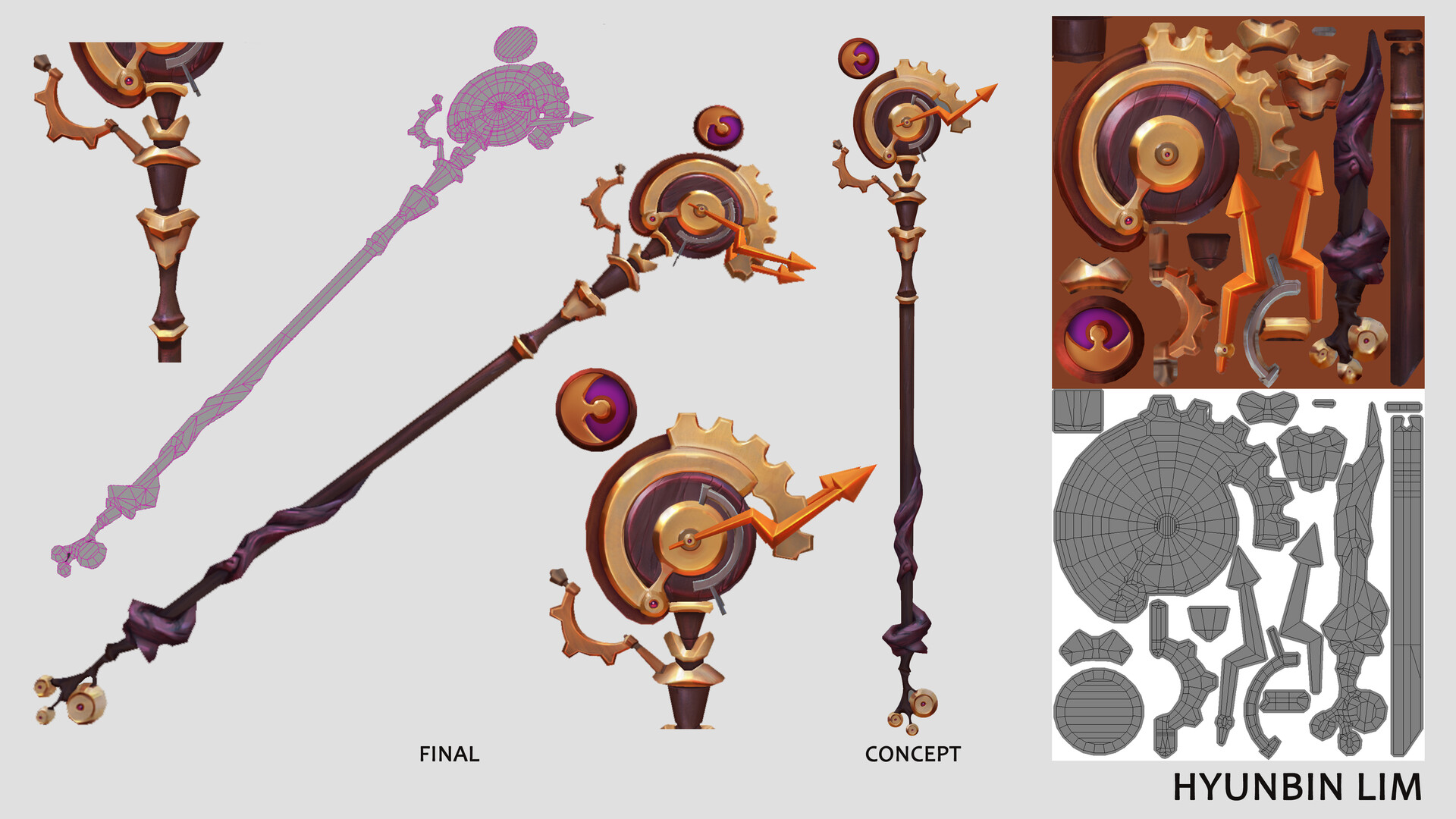 ArtStation - Clockwork Staff
