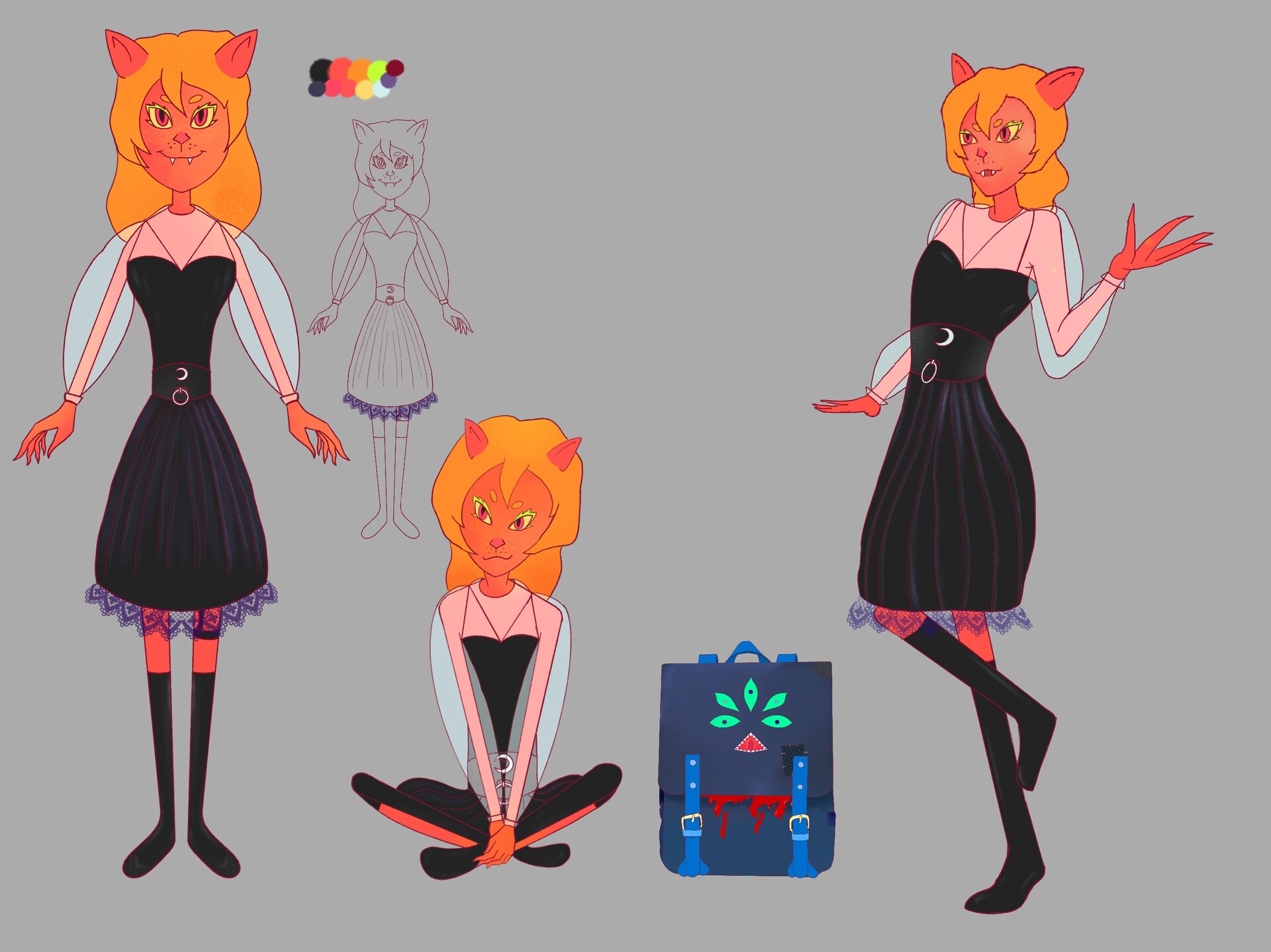 ArtStation - Monster kitty