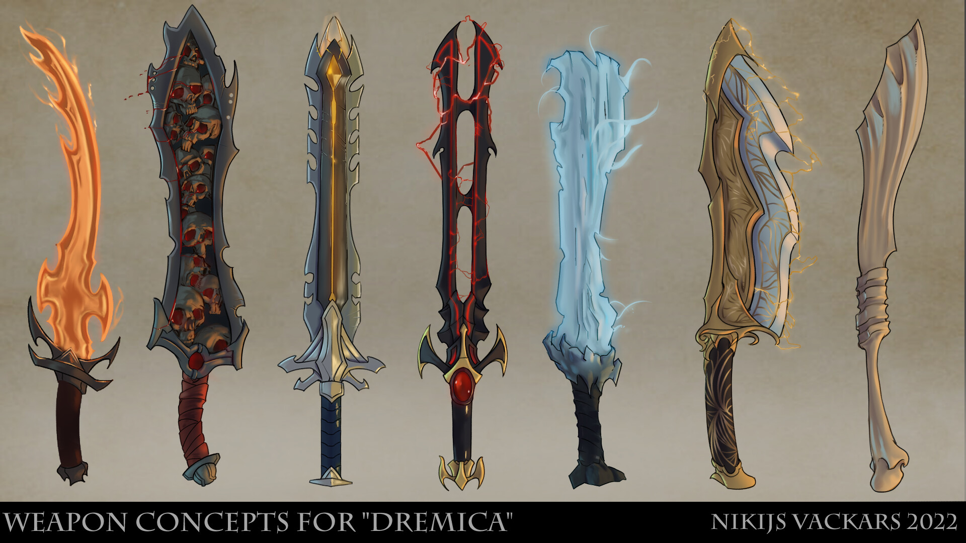 ArtStation - Weapon designs, Dremica