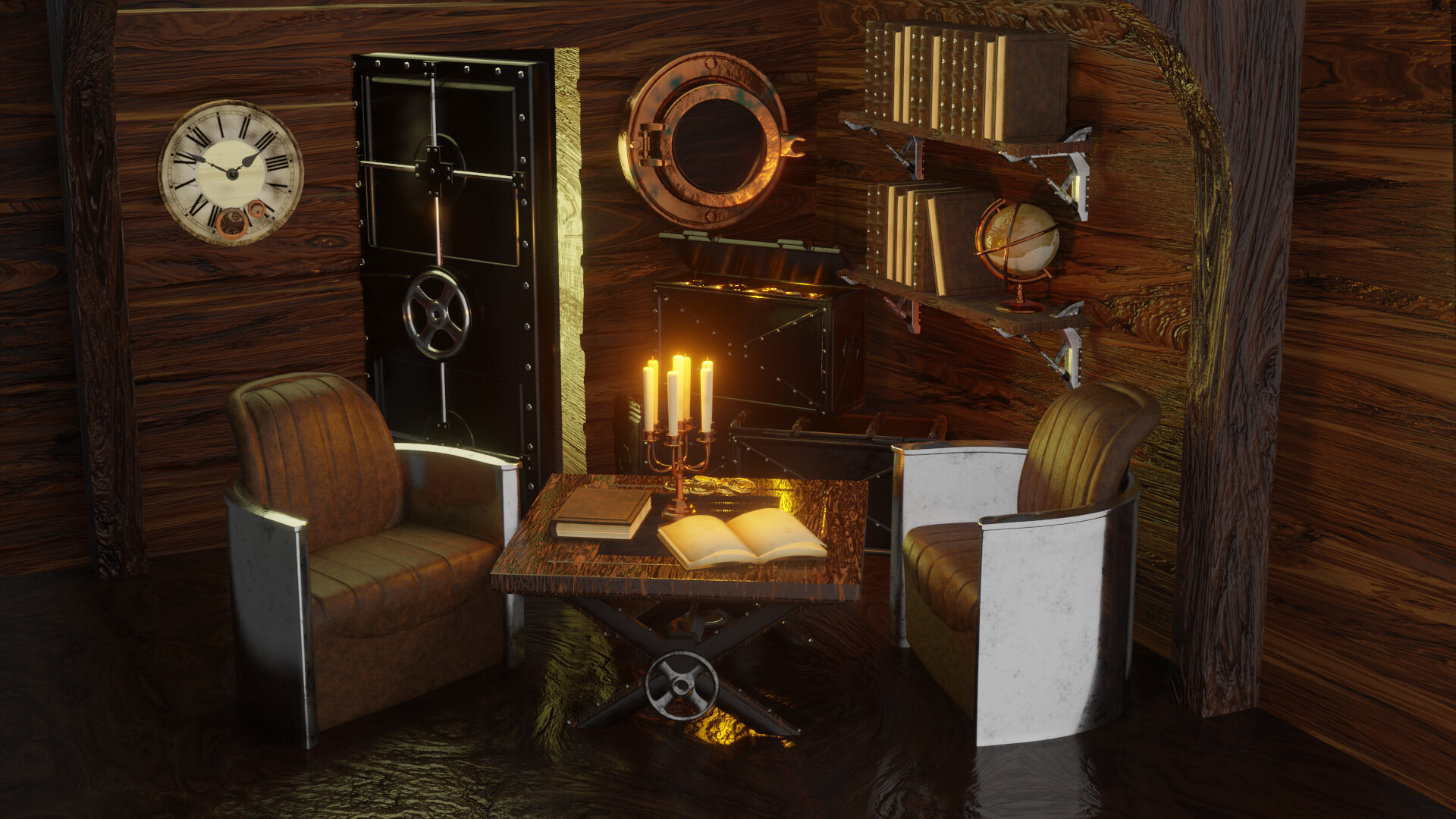 ArtStation - Captain's room