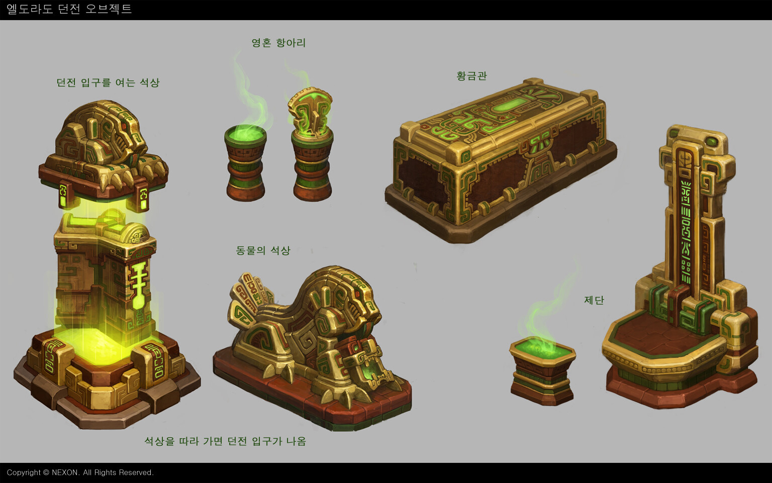 ArtStation - Golden City Concept Dungeon