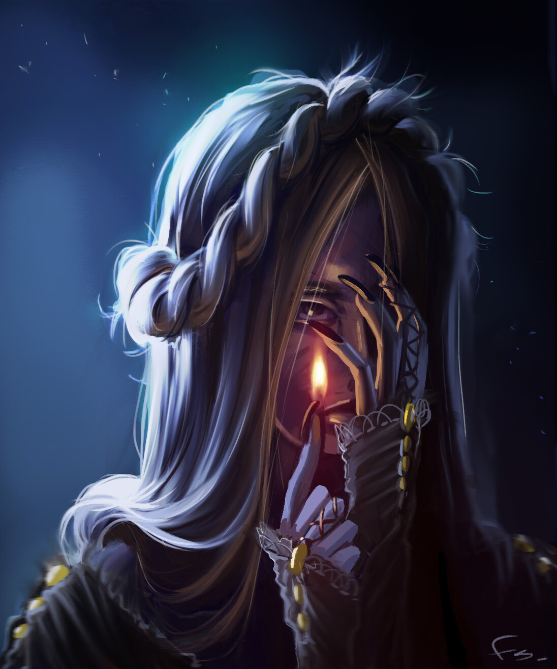 ArtStation - The witch of the flames