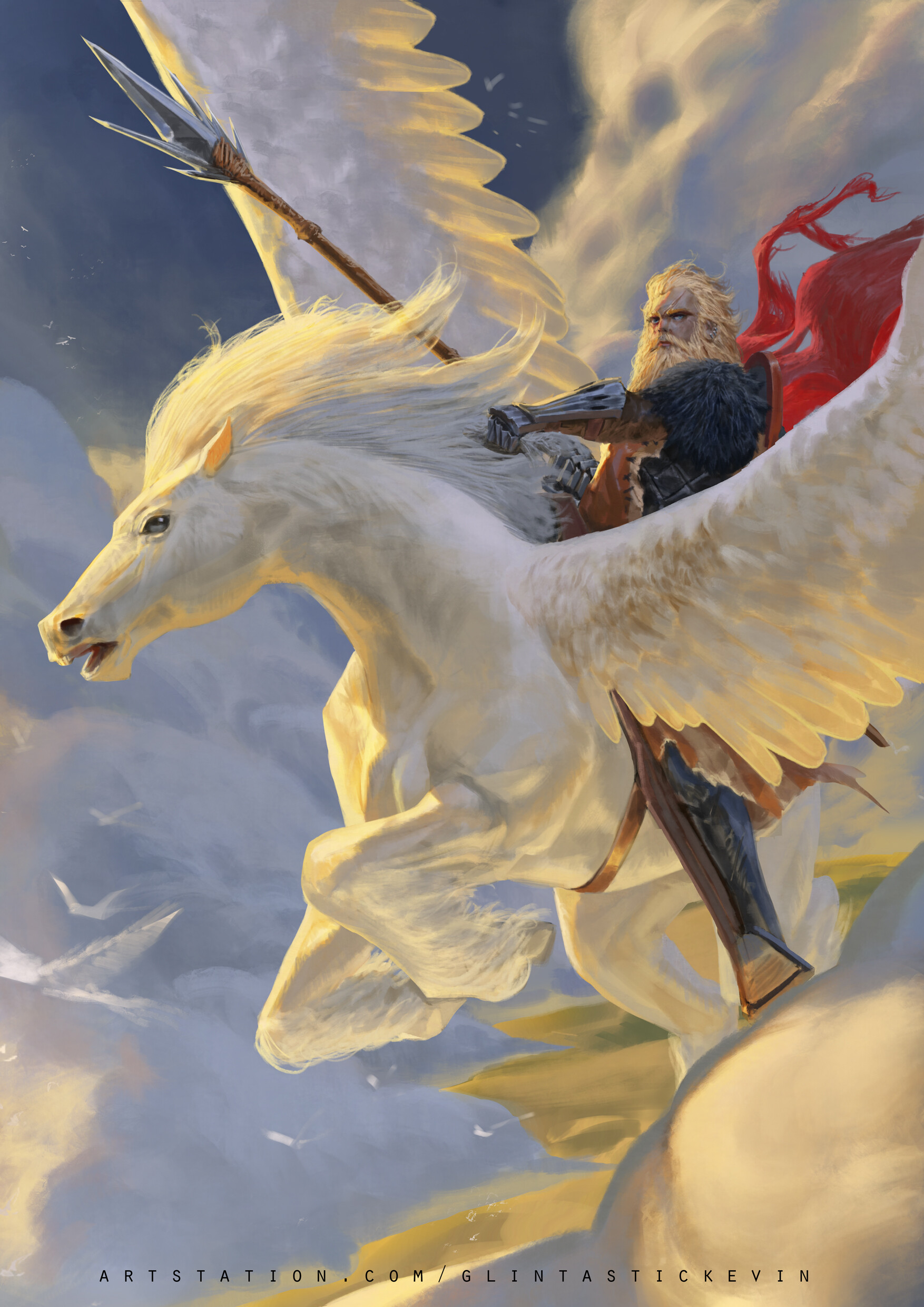 Cross The Ages: Pegasus Alt by Kevin Glint : r/EpicMounts
