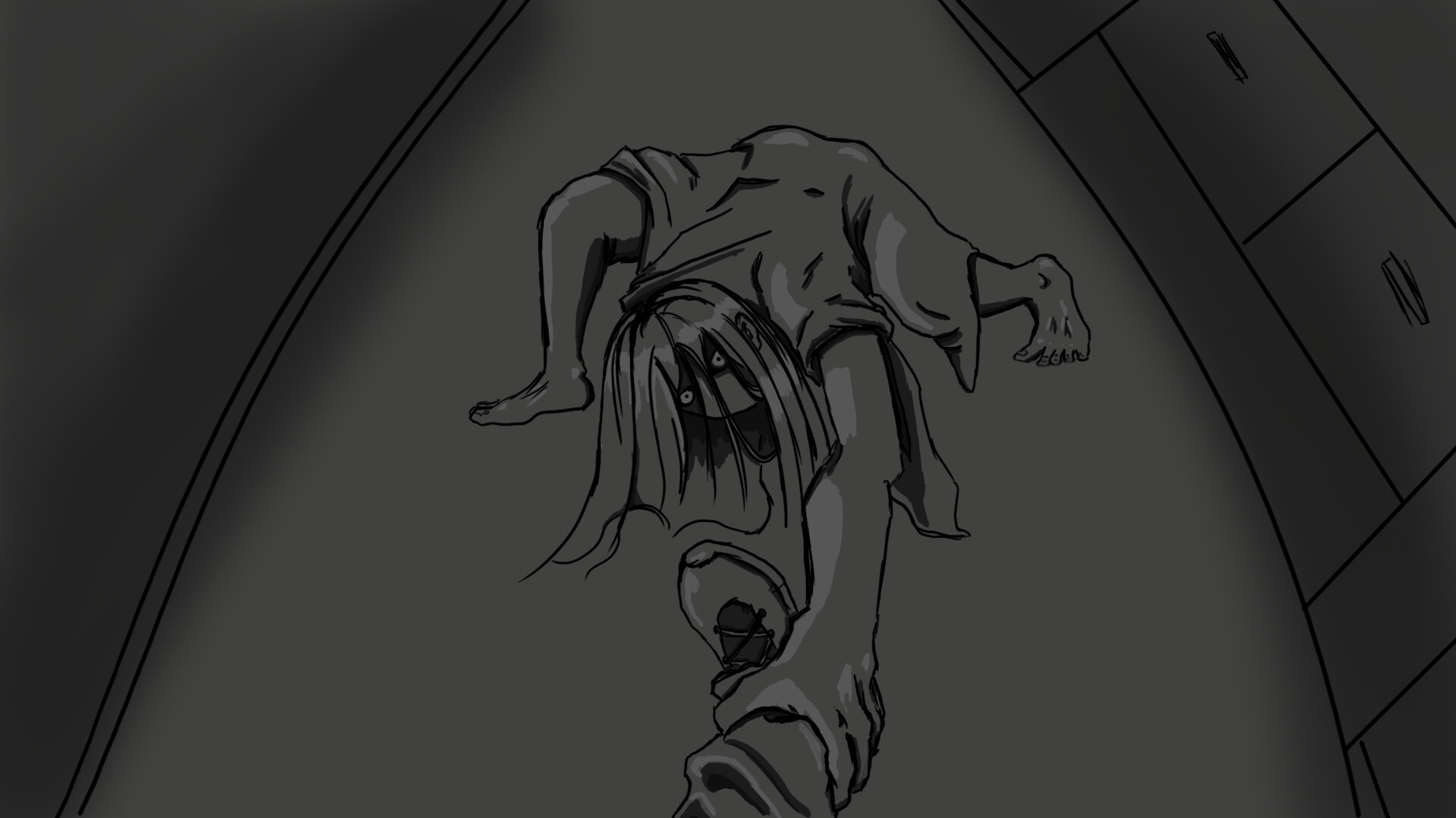 ArtStation - WIP Horror KFCA