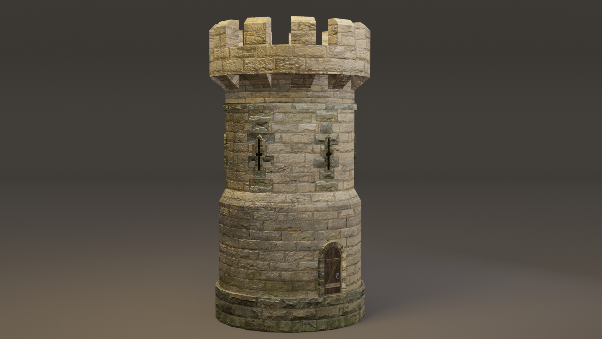 ArtStation - Medieval Tower LowPoly