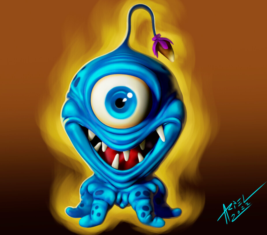 ArtStation - My first 3D character.