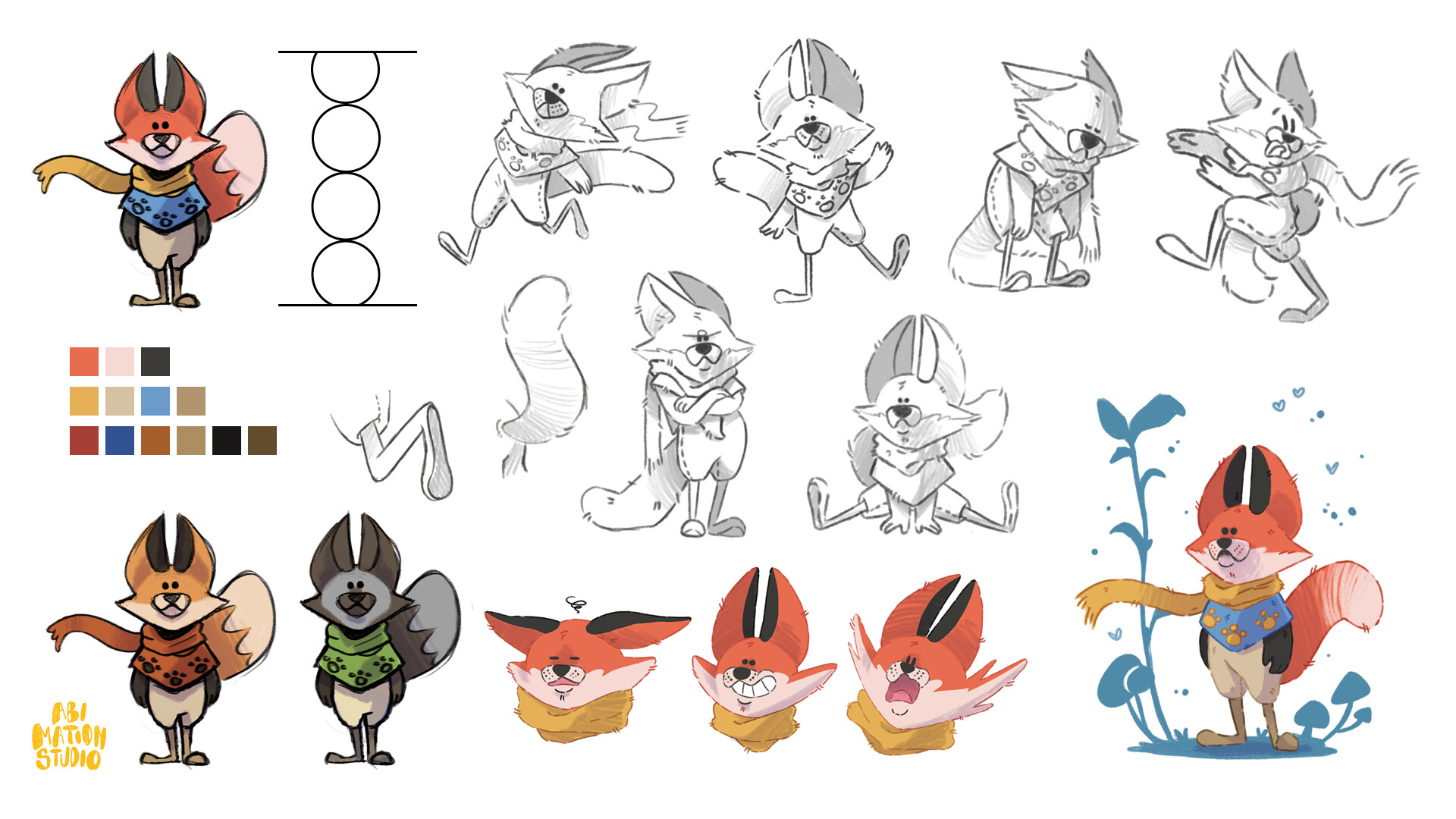 ArtStation - Percival (Percy) - Expression Sheet