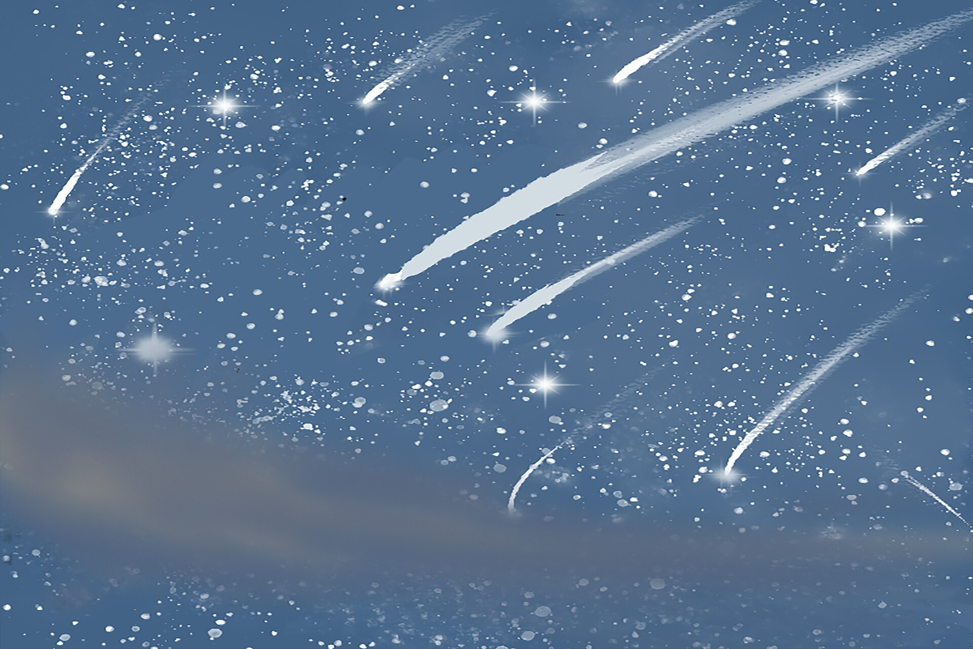 ArtStation - Comet Rain- 2D Digital Concept Art