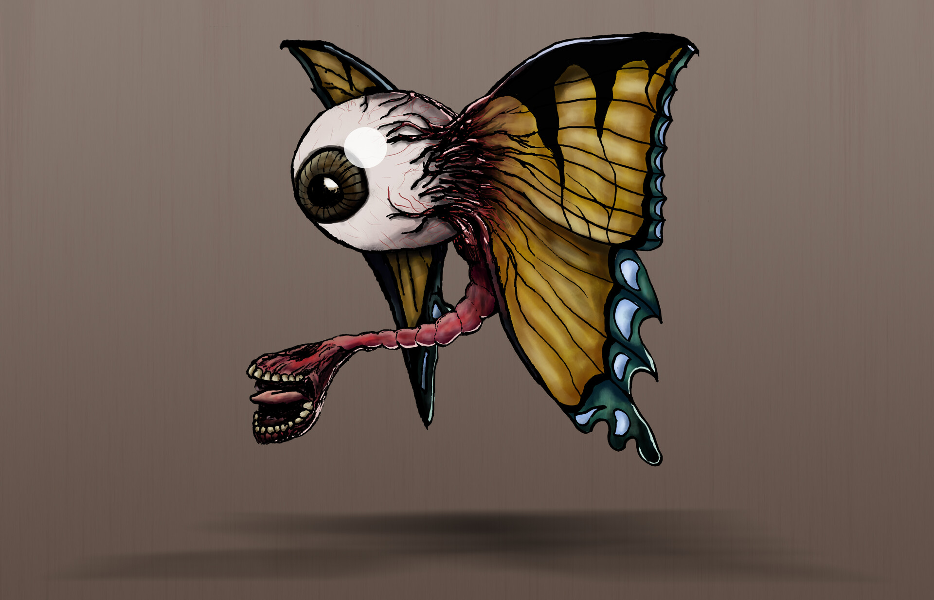 ArtStation - Eyeball Butterfly
