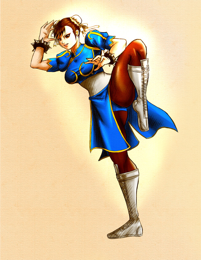 ArtStation - MVC2 Chun-Li (My Style)