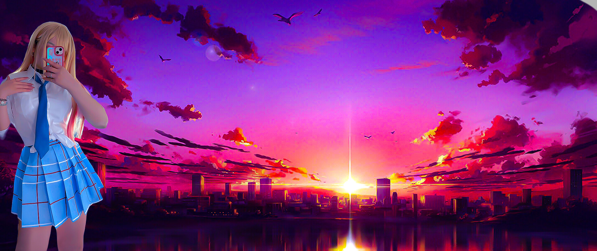 ArtStation - Combination of modern and anime