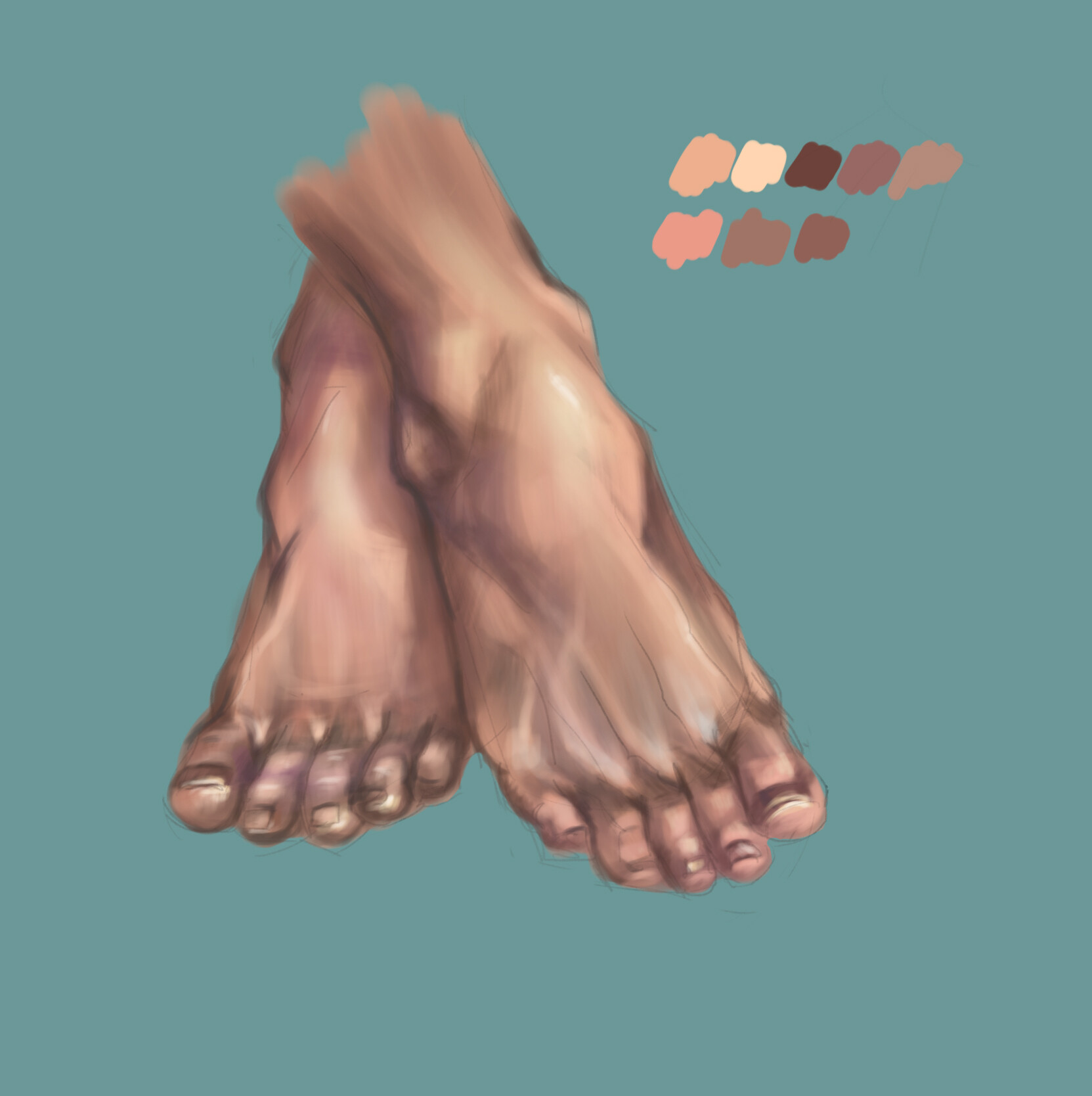 ArtStation - Feet study