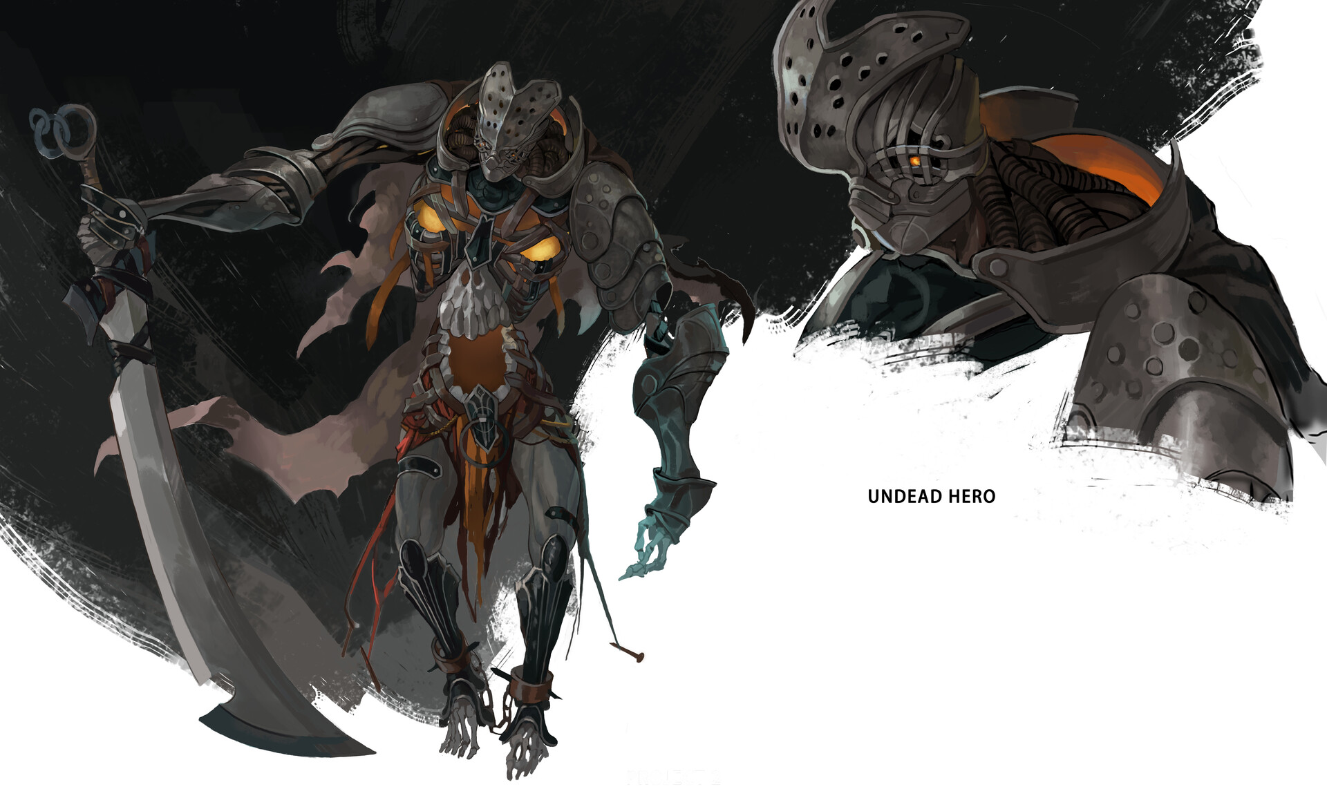 ArtStation - Character Design _ Undead Hero