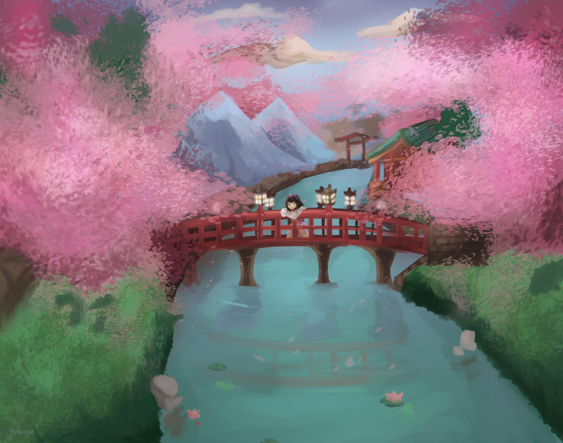 ArtStation - Red Bridge