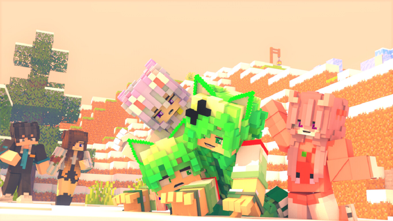 ArtStation - "Love 2" Minecraft Pose